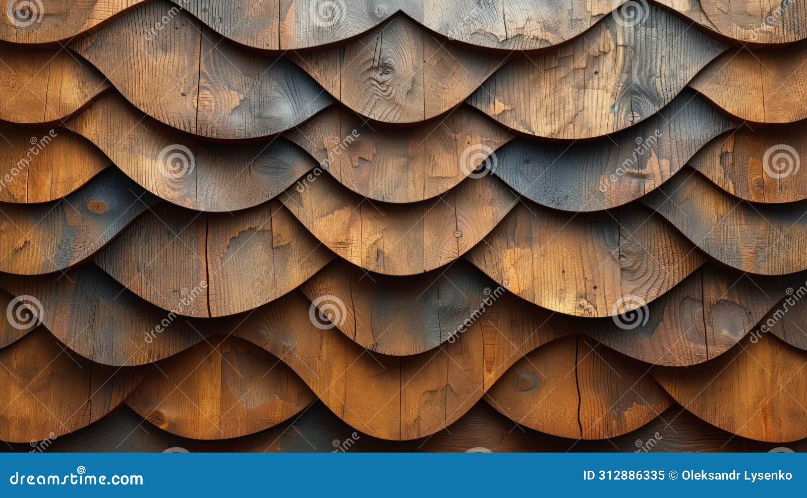 Wood Texture with Waves, Abstract Background Stock Illustration ...