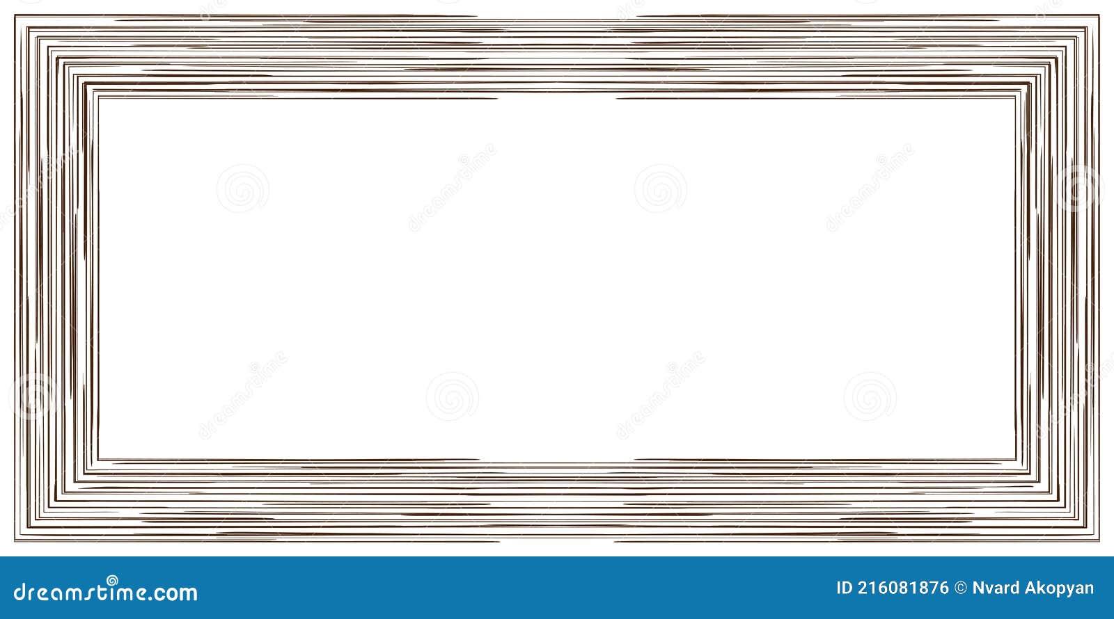 Wood Textured Rectangle Horizontal Frame Stock Vector - Illustration of ...
