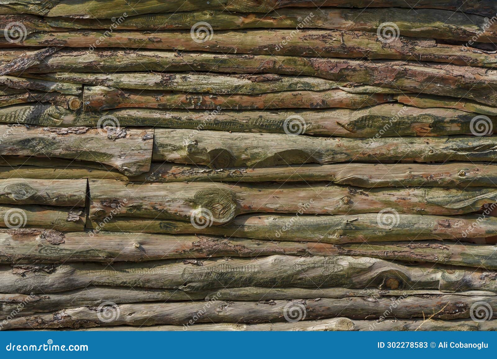 Wood Textured Surface. Wall Made of Wooden Slats Stock Image - Image of ...