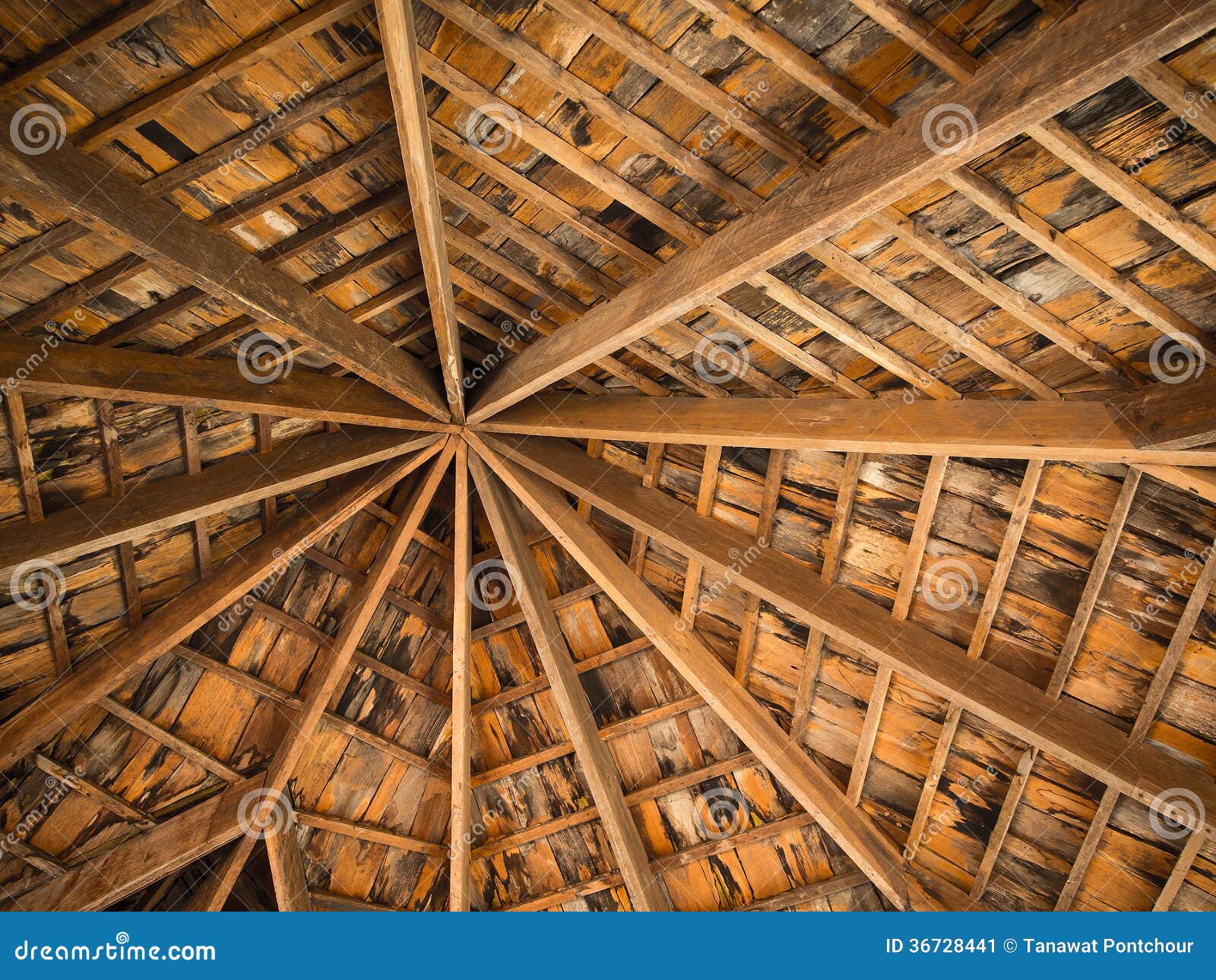 Wood tile roof stock image. Image of attic, travel, texture - 36728441