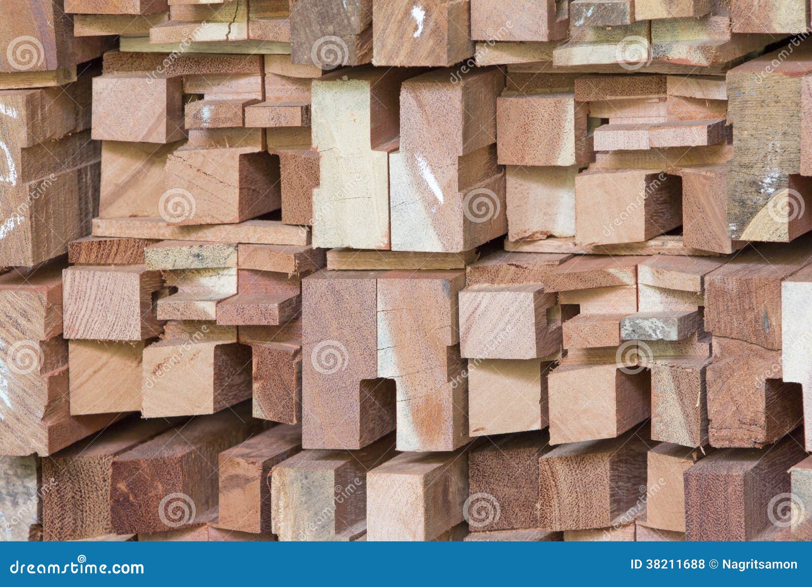 Wood Timber Construction Material Stock Photo - Image of hardwood ...