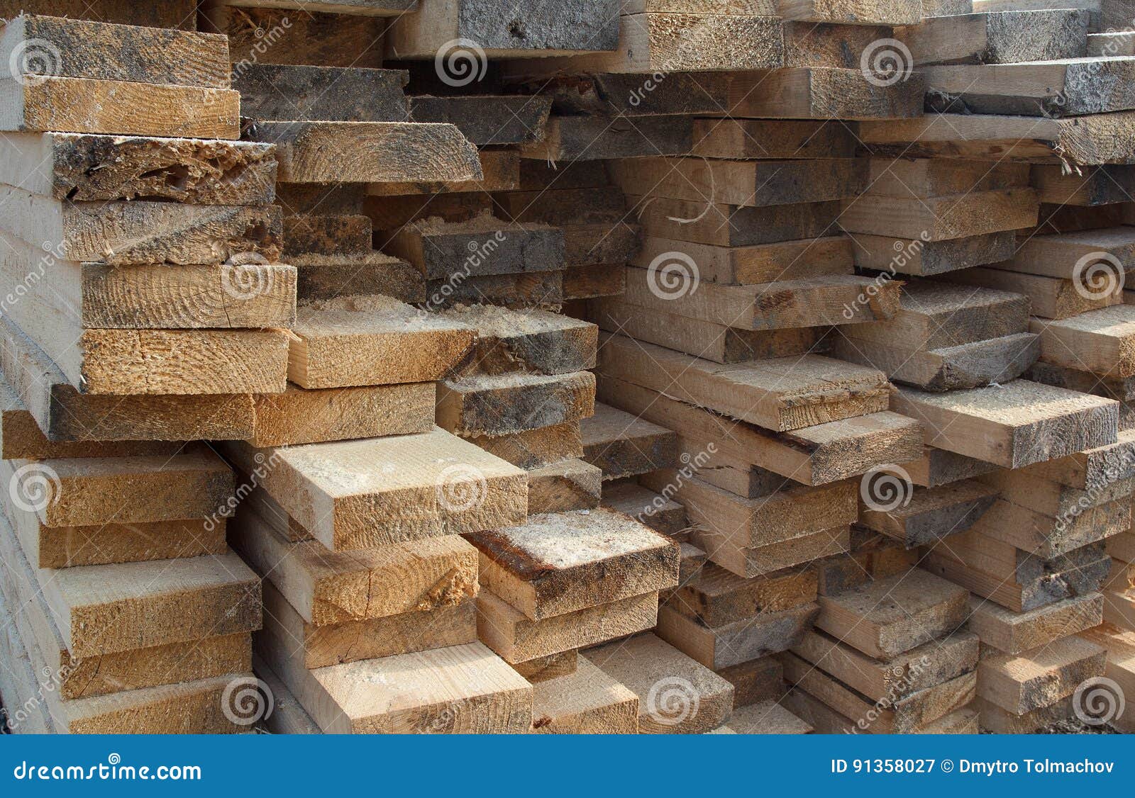 Wood Timber Construction Material Stock Image - Image of carpentry ...