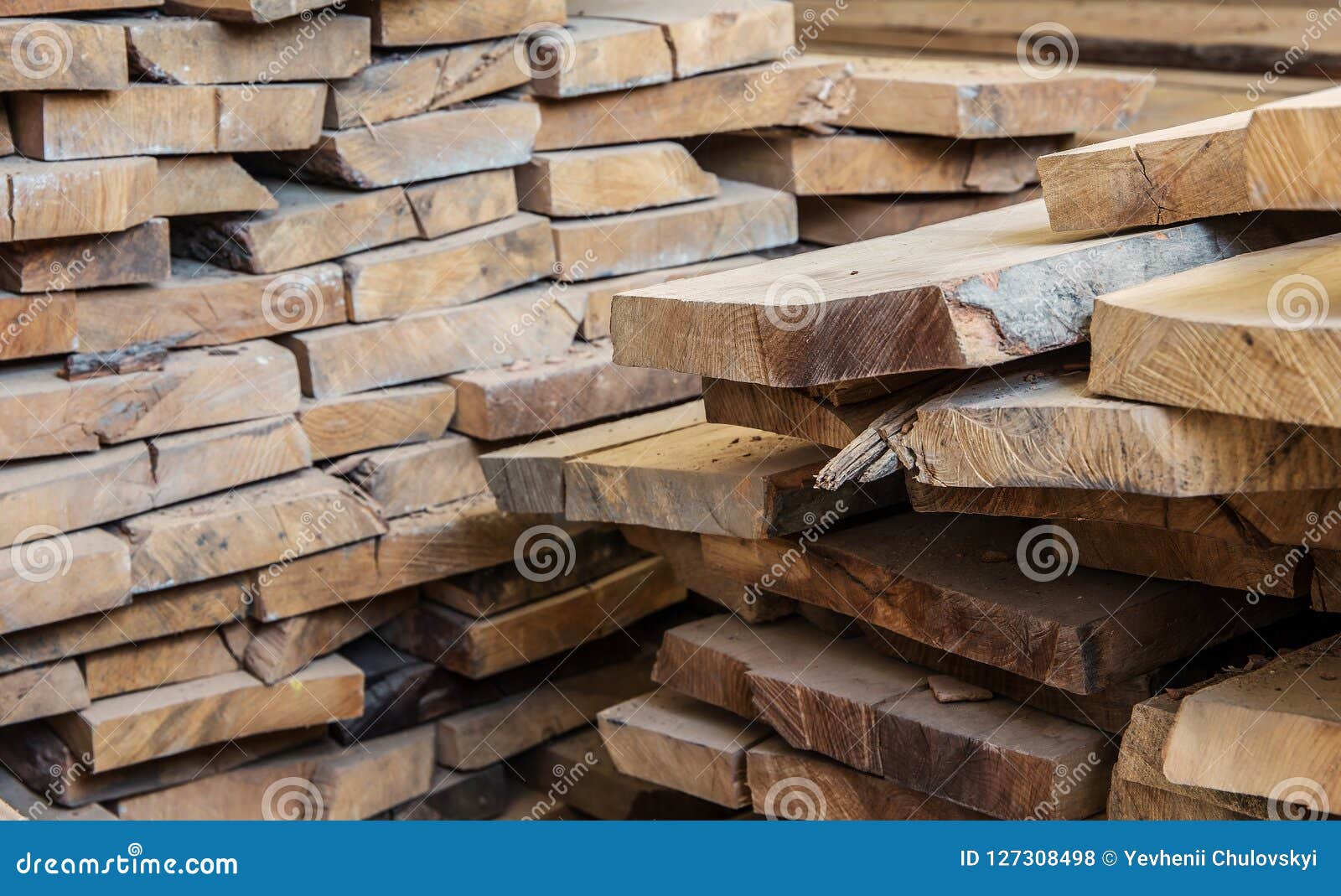 Wood Timber Construction Material for Background and Texture. Close Up ...
