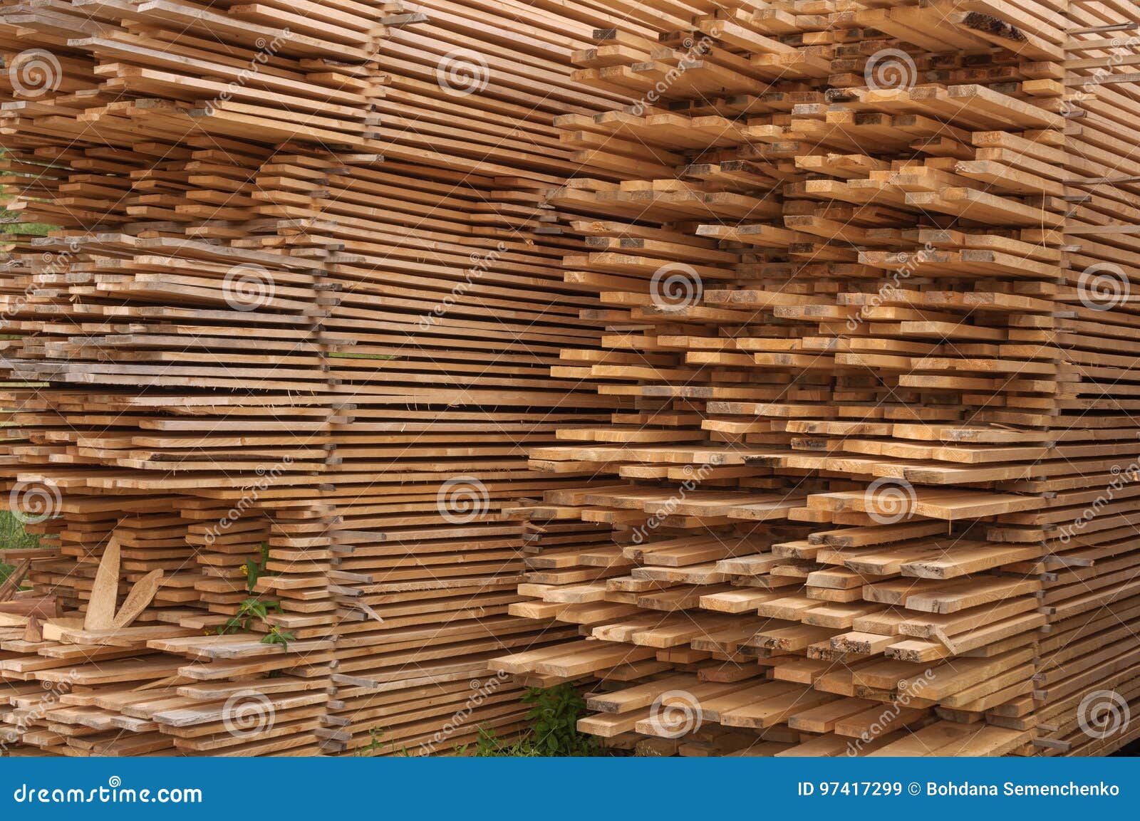 Wood Timber Construction Material For Background And Texture Stock ...