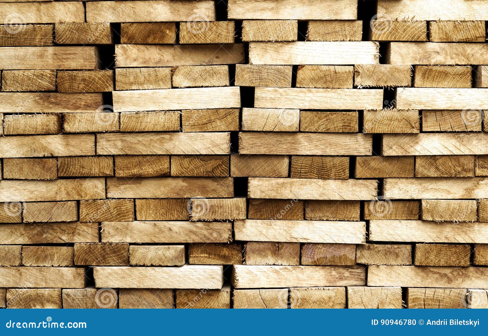 Wood Timber Construction Material Background and Texture. Stack Stock ...