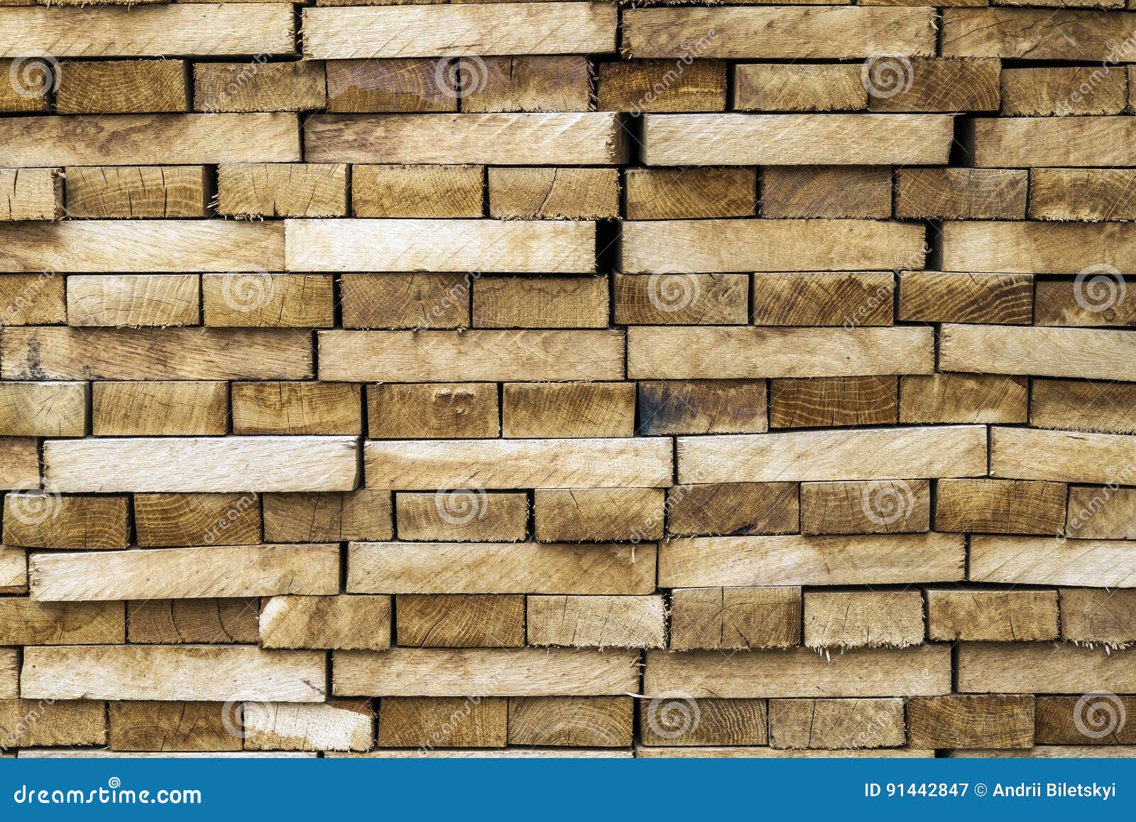 Wood Timber Construction Material Background and Texture. Stack Stock ...