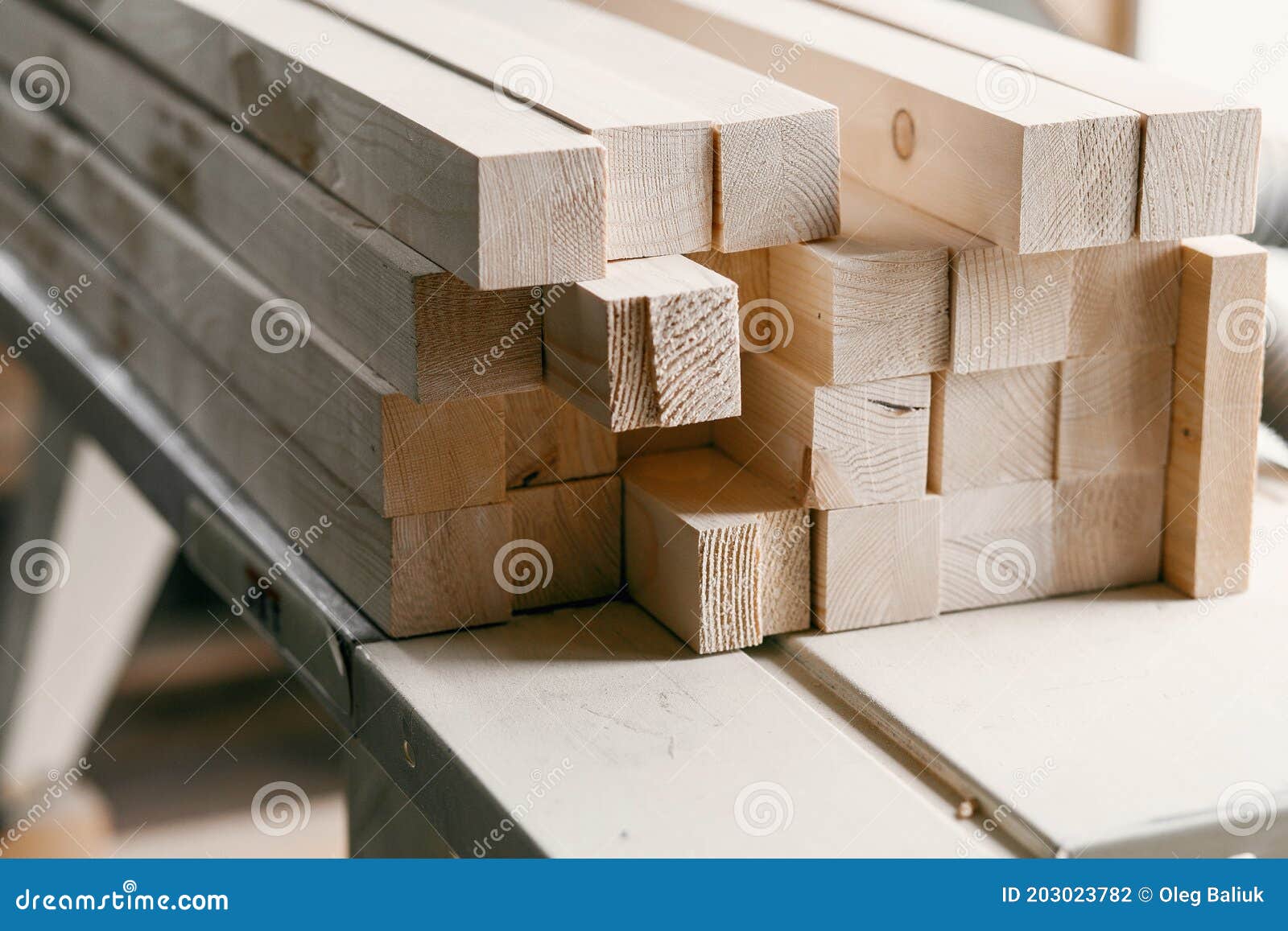 Wood Timber Construction Material for Background Stock Photo - Image of ...