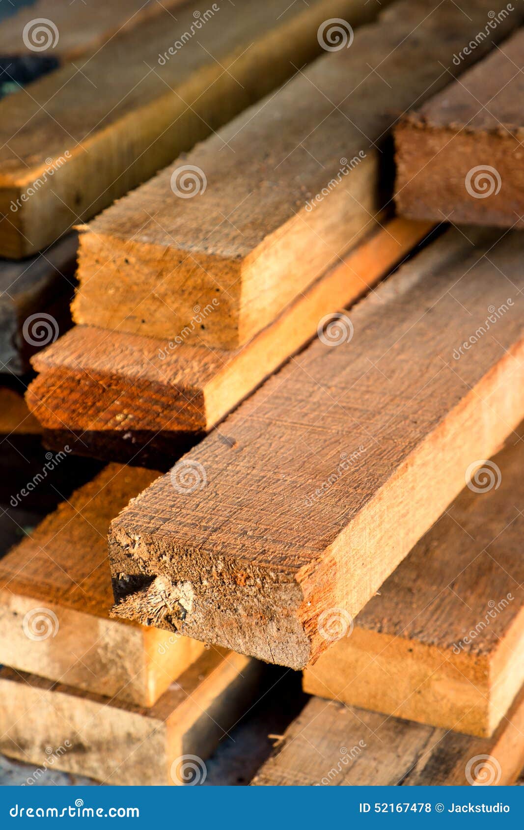 Wood Timber Construction Material Stock Photo - Image of factory ...