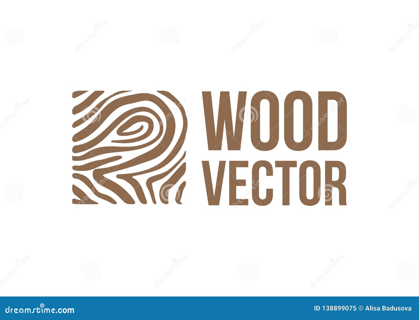 Wood And Timber Texture Symbol Logo Stock Illustration | CartoonDealer ...