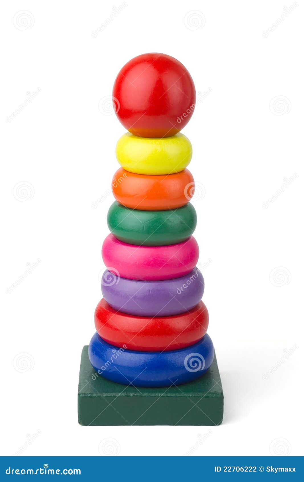 Wood toy pyramid stock photo. Image of orange, child - 22706222