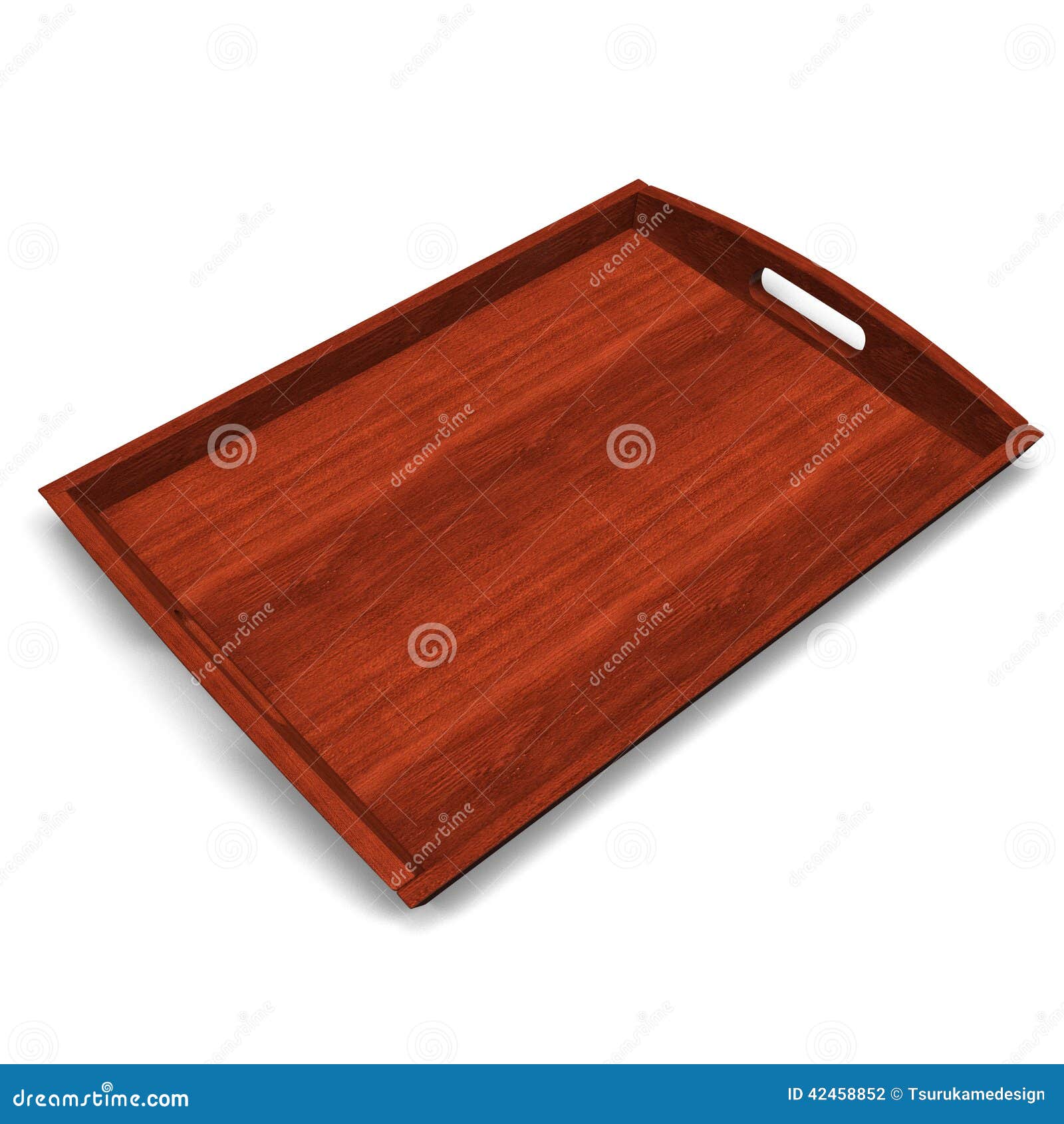 Wood Tray stock illustration. Illustration of food, background - 42458852