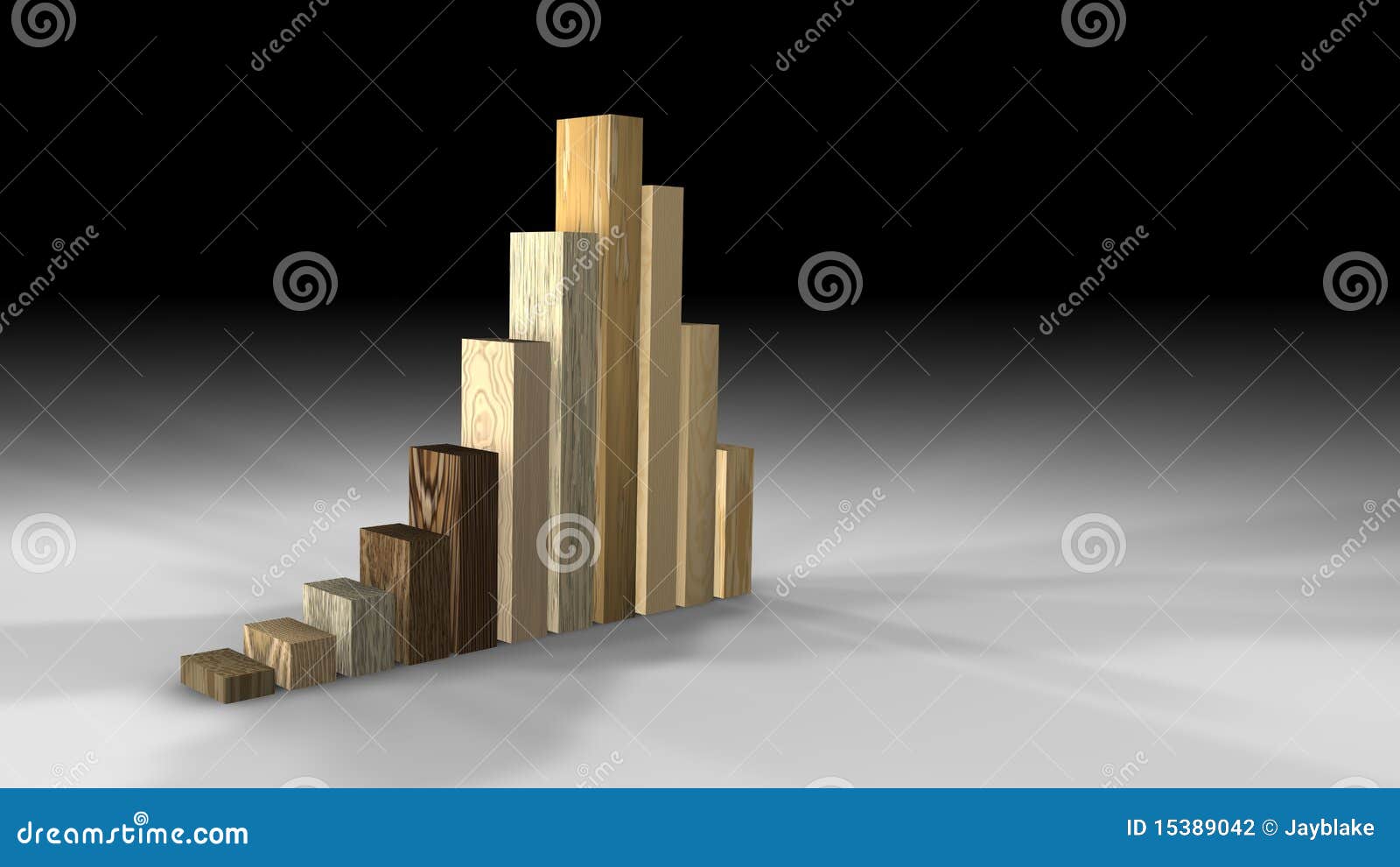 Wood Types Usage Graph stock illustration. Illustration of business ...