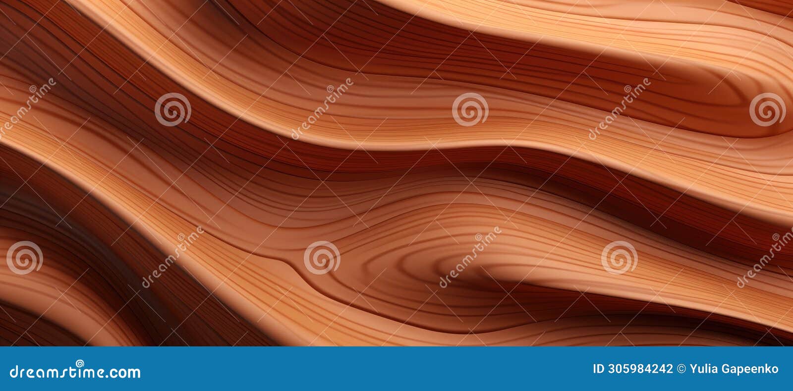 Wood Veneer Pattern Wavy Texture Abstract Stock Illustration ...