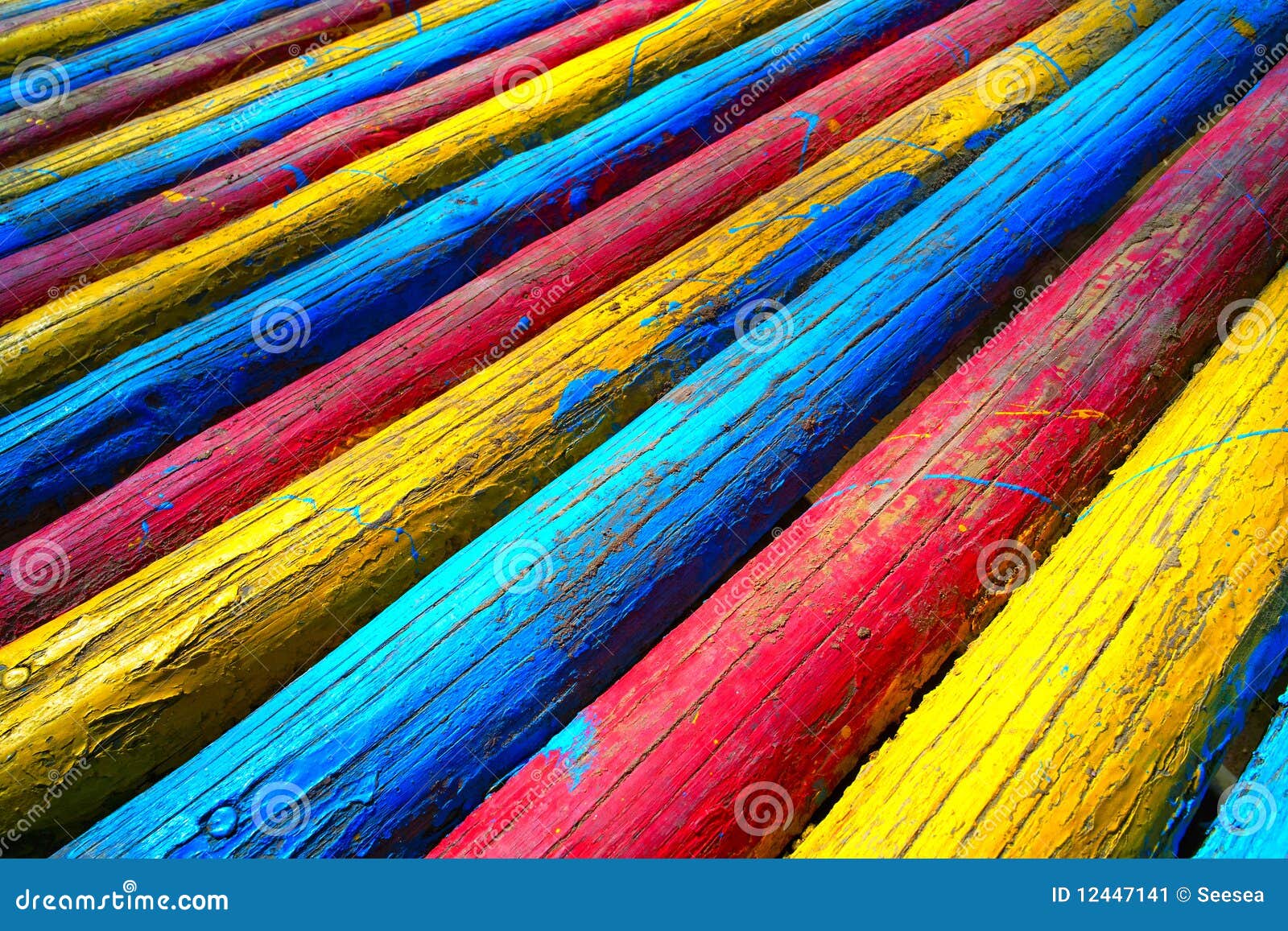 Wood with vivid color stock image. Image of fresh, timber - 12447141