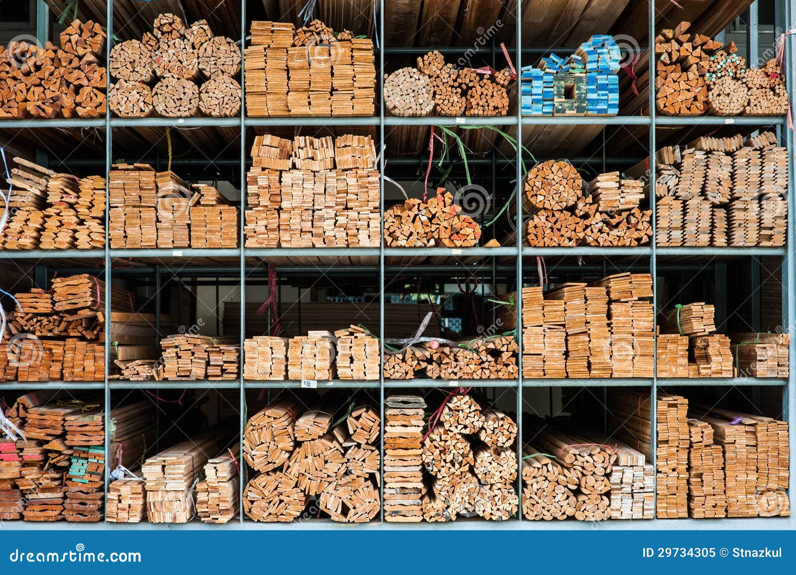 Wood in warehouse stock image. Image of board, hardwood - 29734305