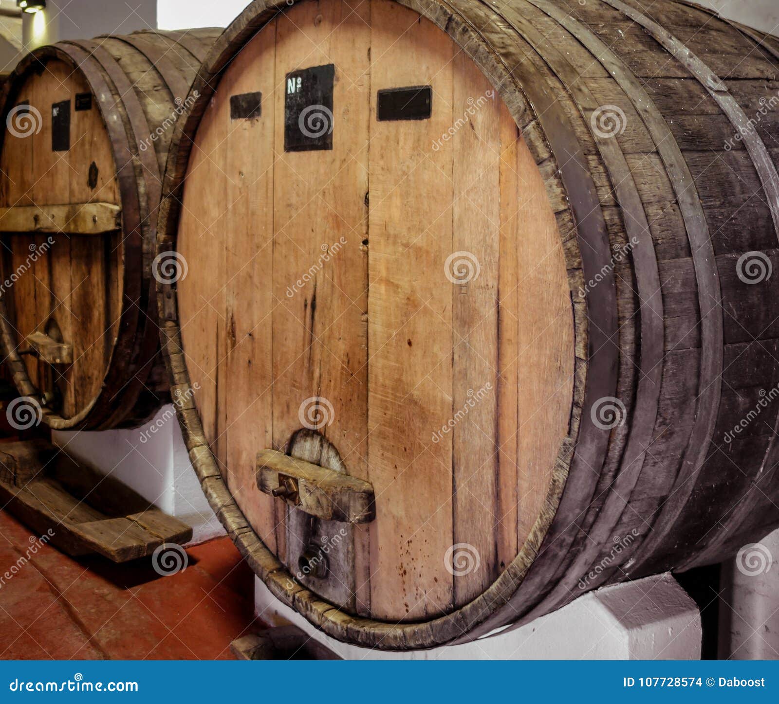 Wood Wine Barrels in a Winery Stock Photo - Image of beverage, cafayate ...