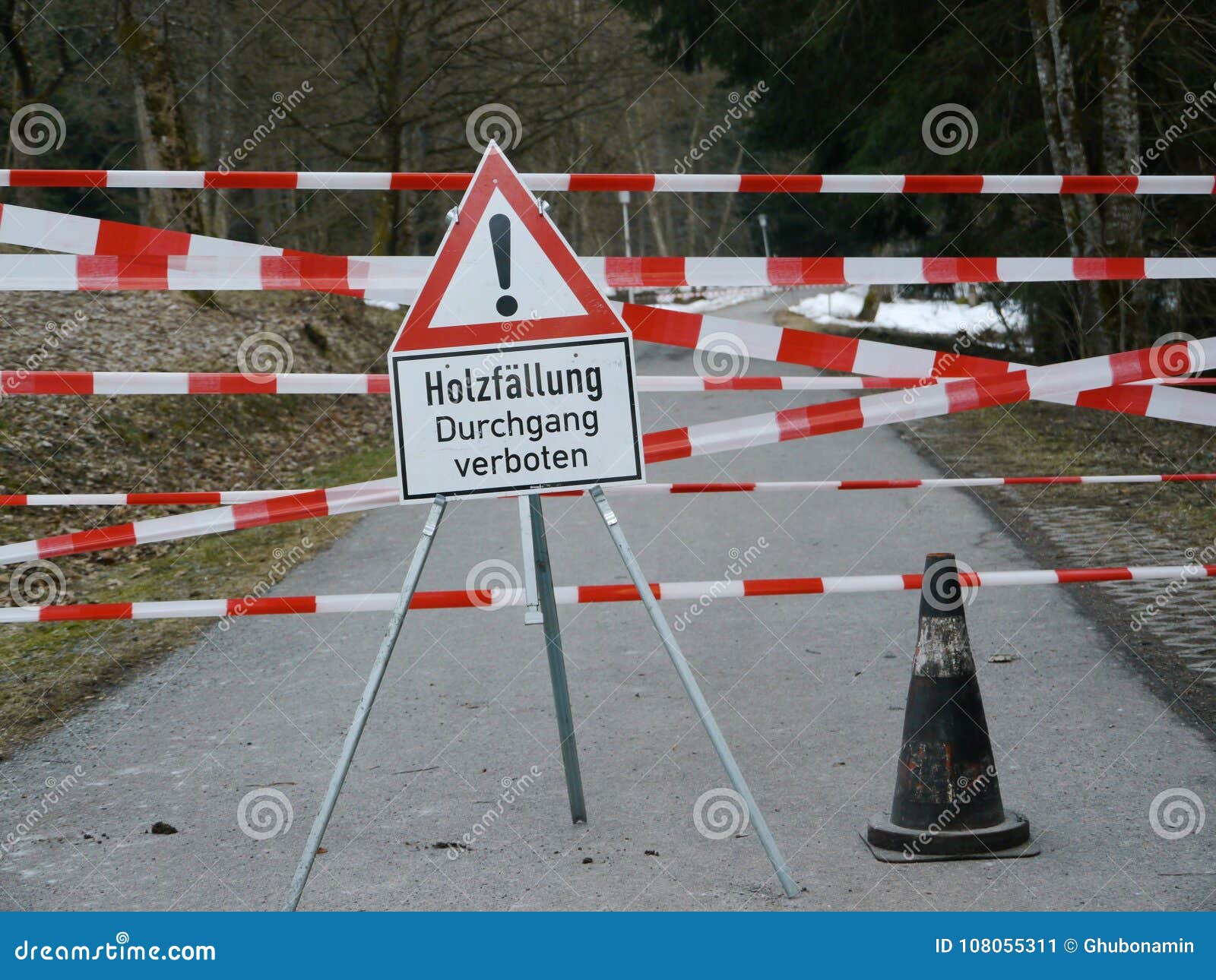 Wood work warning sign stock image. Image of board, logging - 108055311