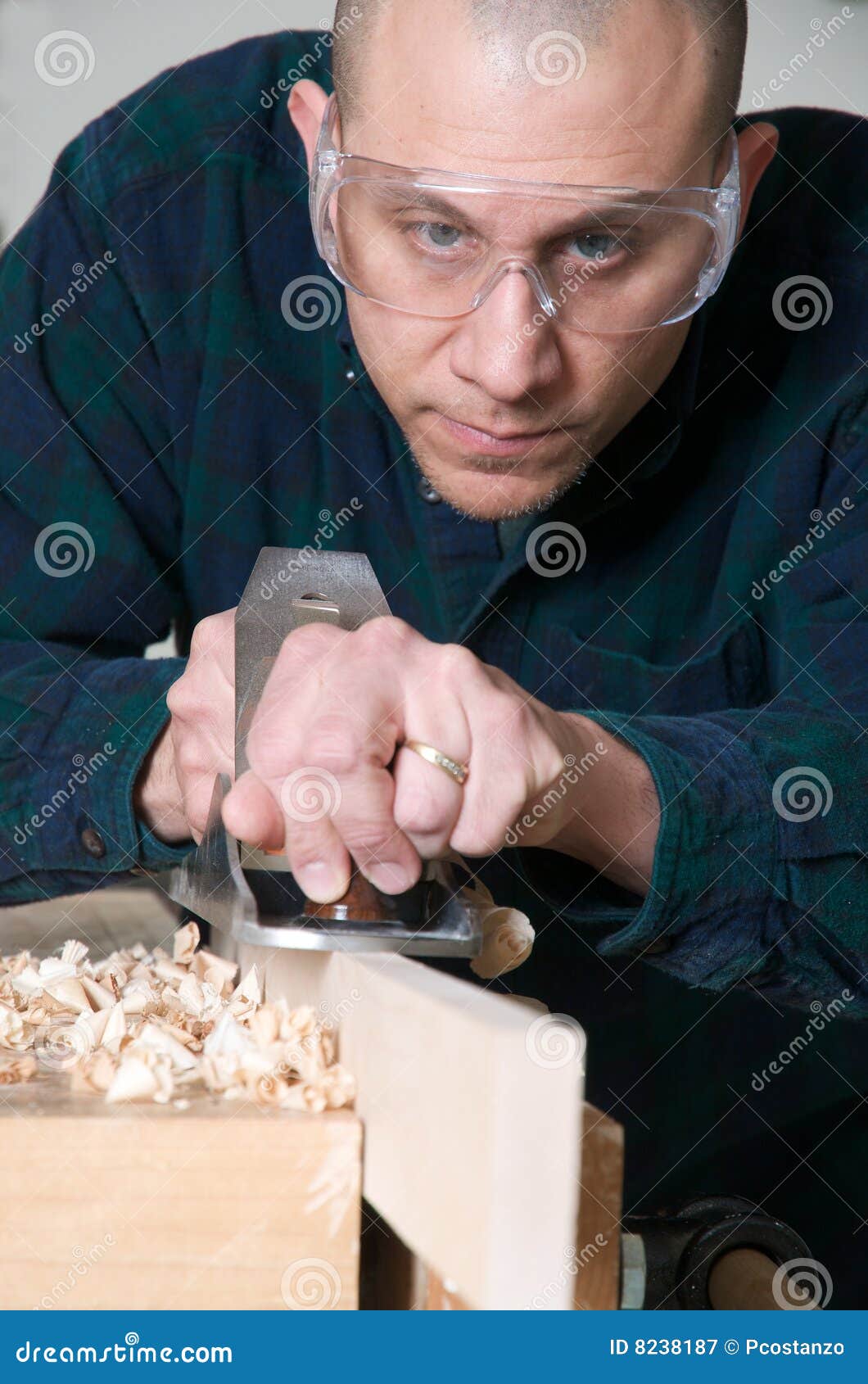 A wood worker stock image. Image of carpenter, cabinetmaker - 8238187