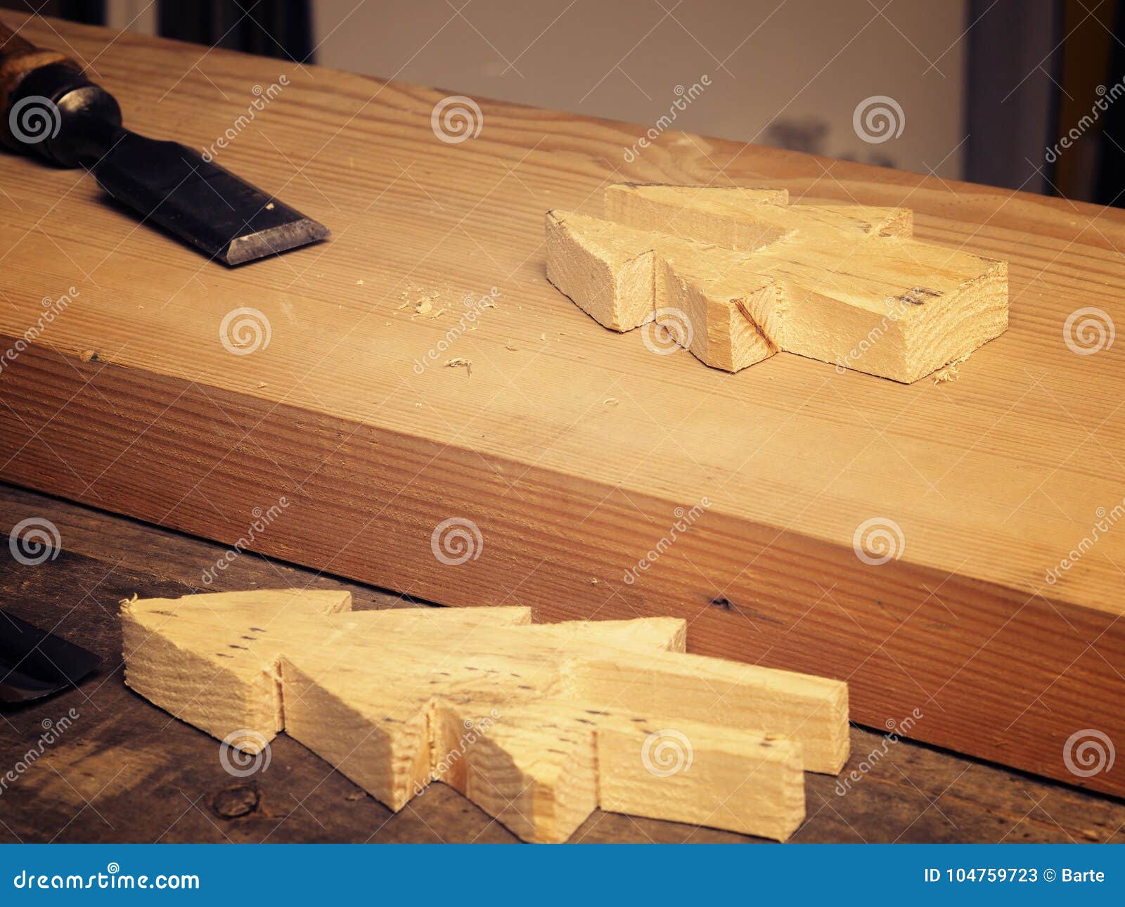 Wood working with a chisel stock image. Image of sheet - 104759723