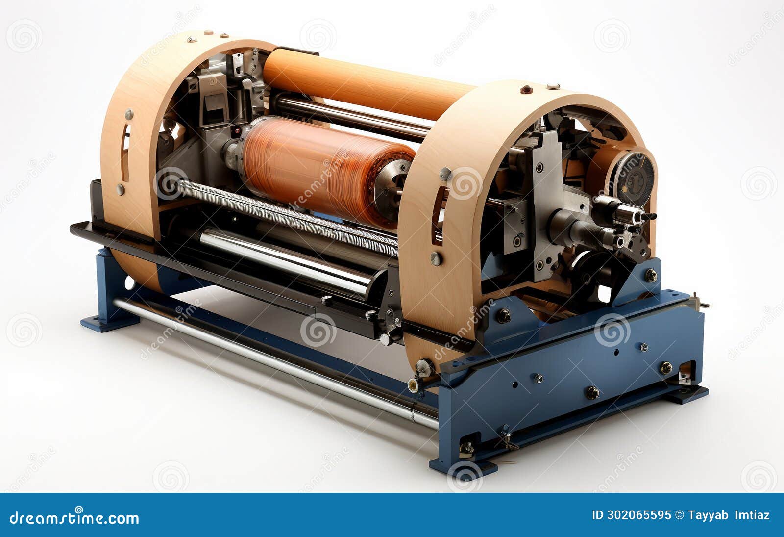 Wood Wrapping Machine Isolated on Transparent Background. Stock ...