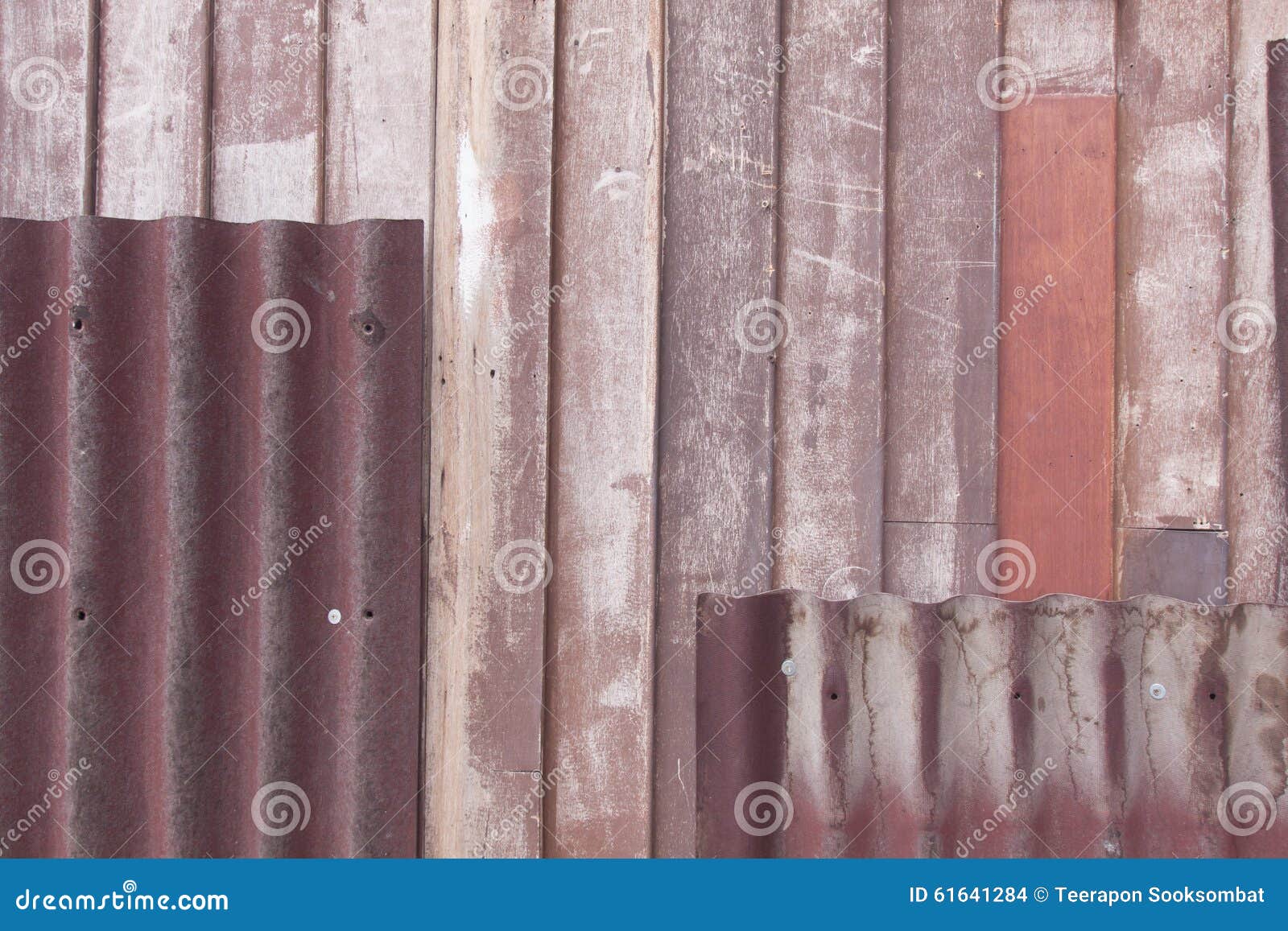 Wood and Zink stock photo. Image of dark, flat, pattern - 61641284