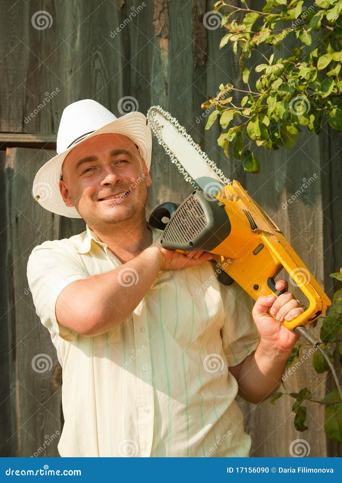 Woodcutter stock photo. Image of professional, urban - 17156090