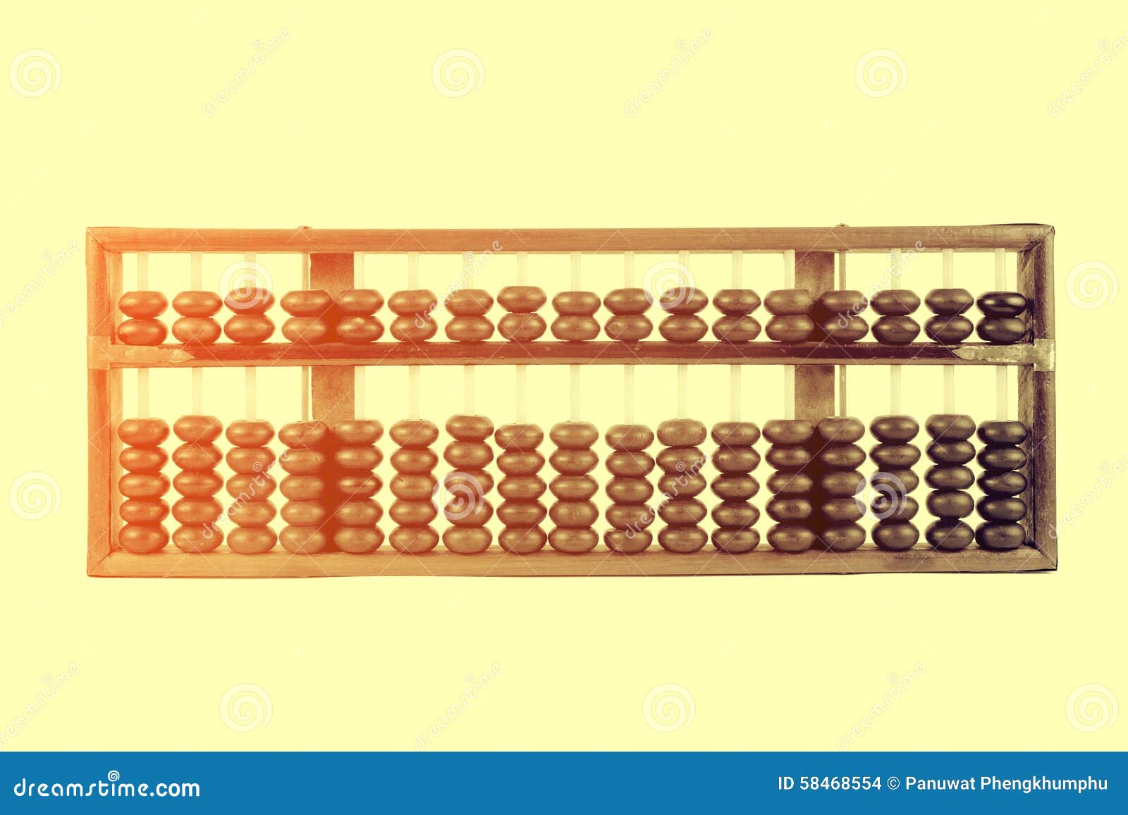 Wooden abacus beads stock photo. Image of calculation - 58468554