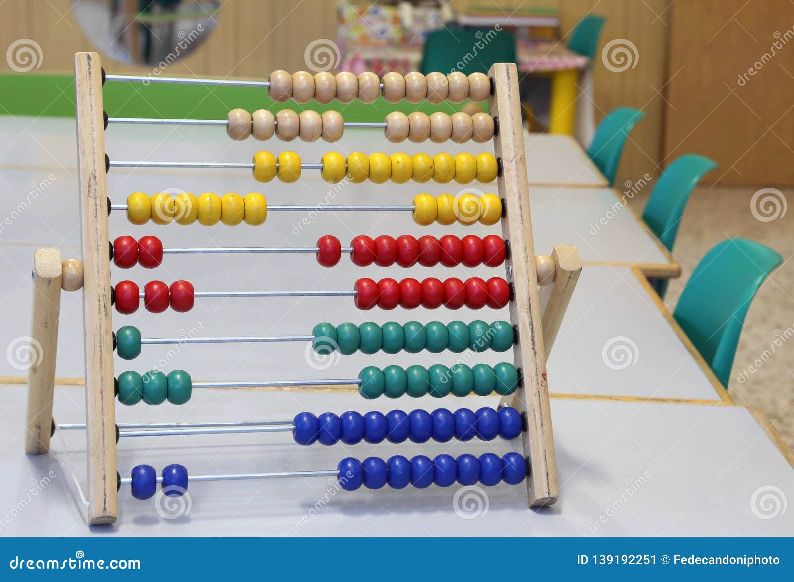 Abacus To Learn How To Count Numbers In Decimal Or Base Ten Stock Image Image Of Math Antique