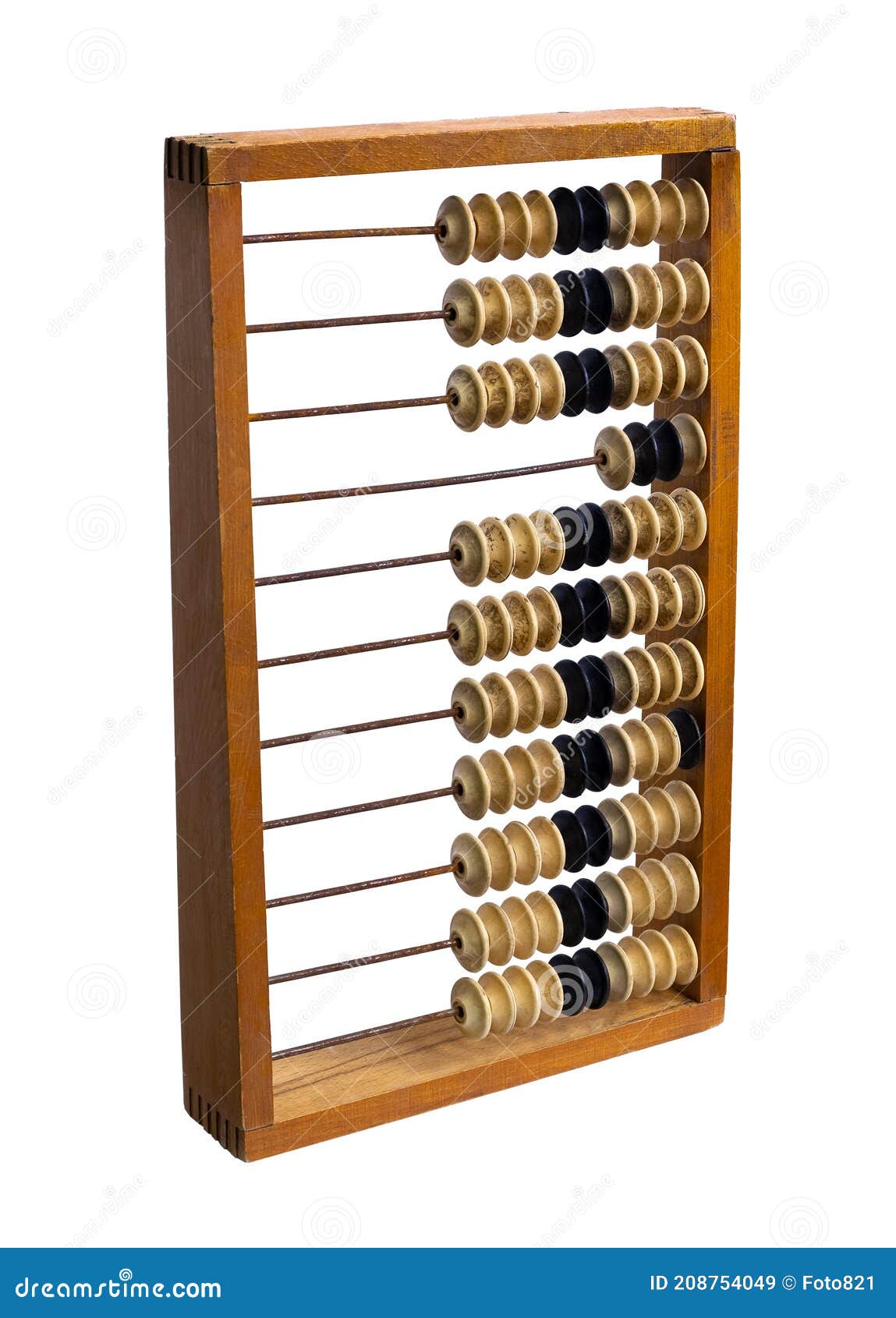Wooden abacus stock image. Image of calculations, number - 208754049