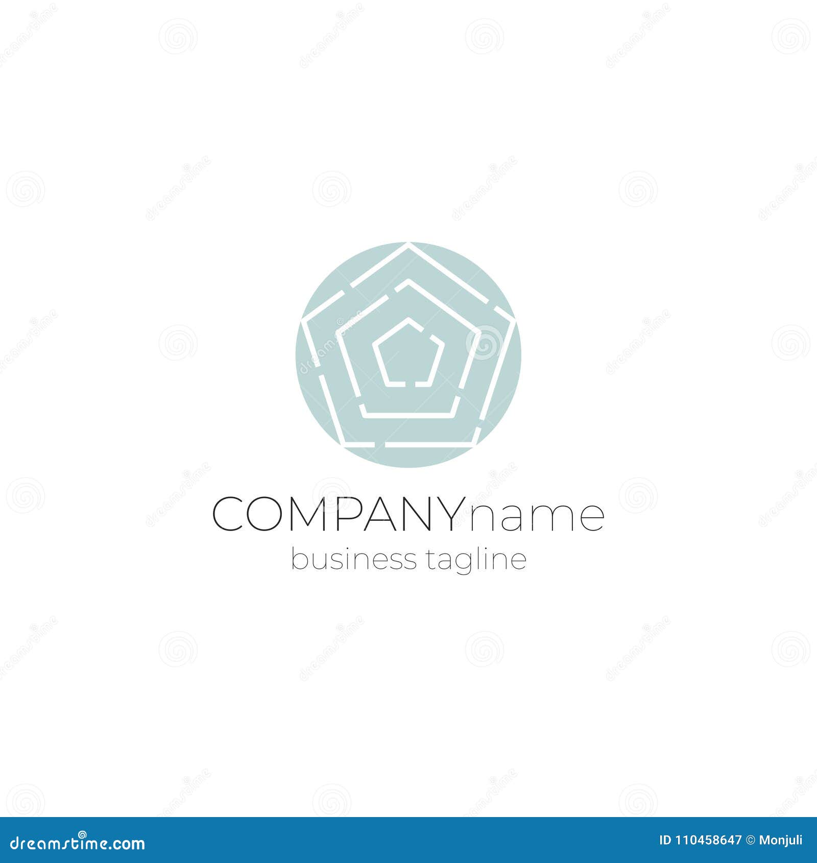 Wooden Abstract Logo - Tree Structure in the Circle Stock Image ...