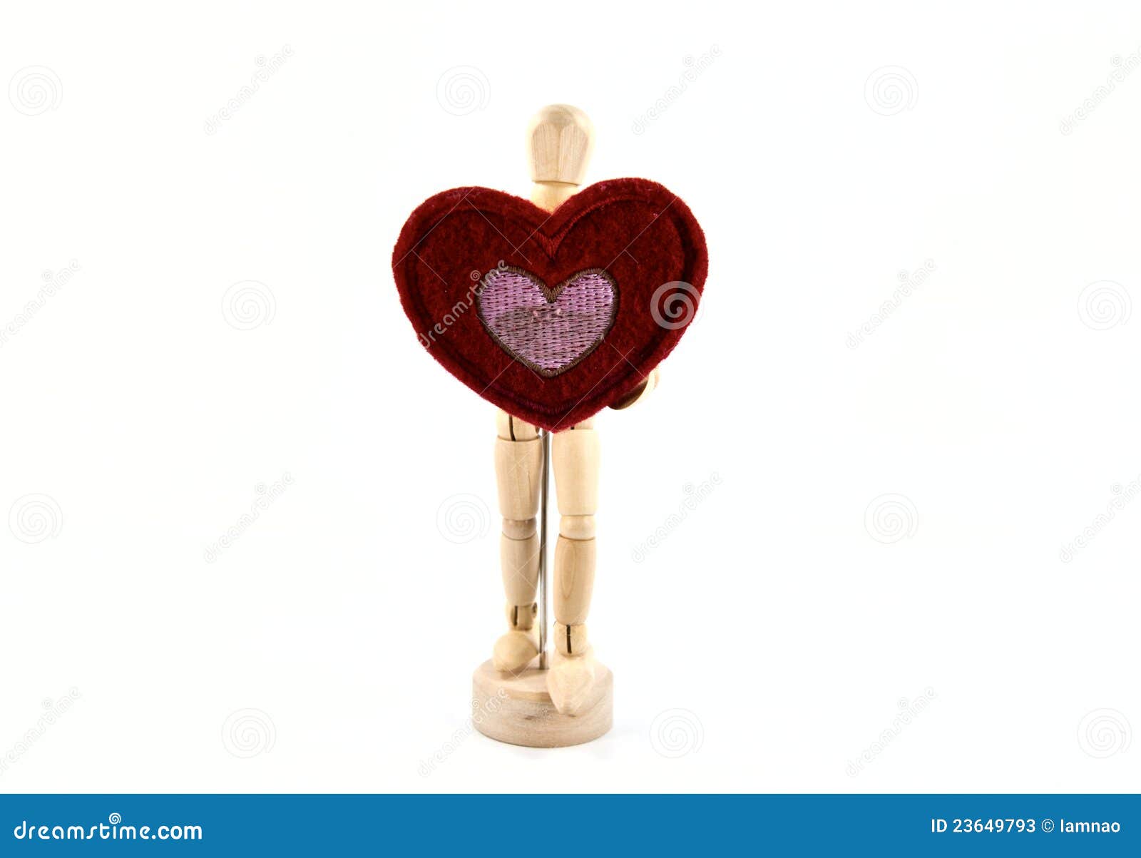 Wooden Action Figure with Heart Stock Image - Image of figure, sweet ...