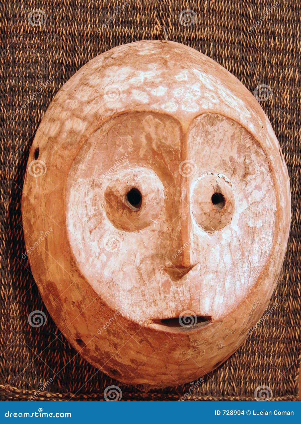 Wooden african mask stock photo. Image of artifact, patina - 728904