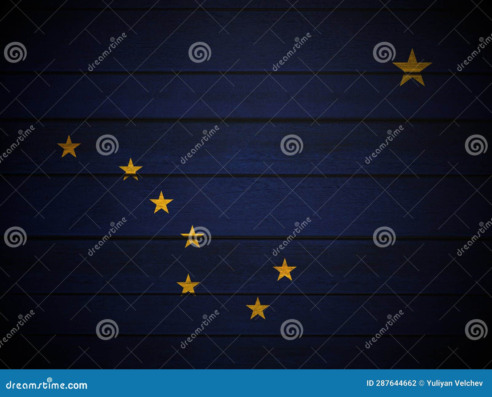 Wooden Alaska flag stock illustration. Illustration of alaska - 287644662