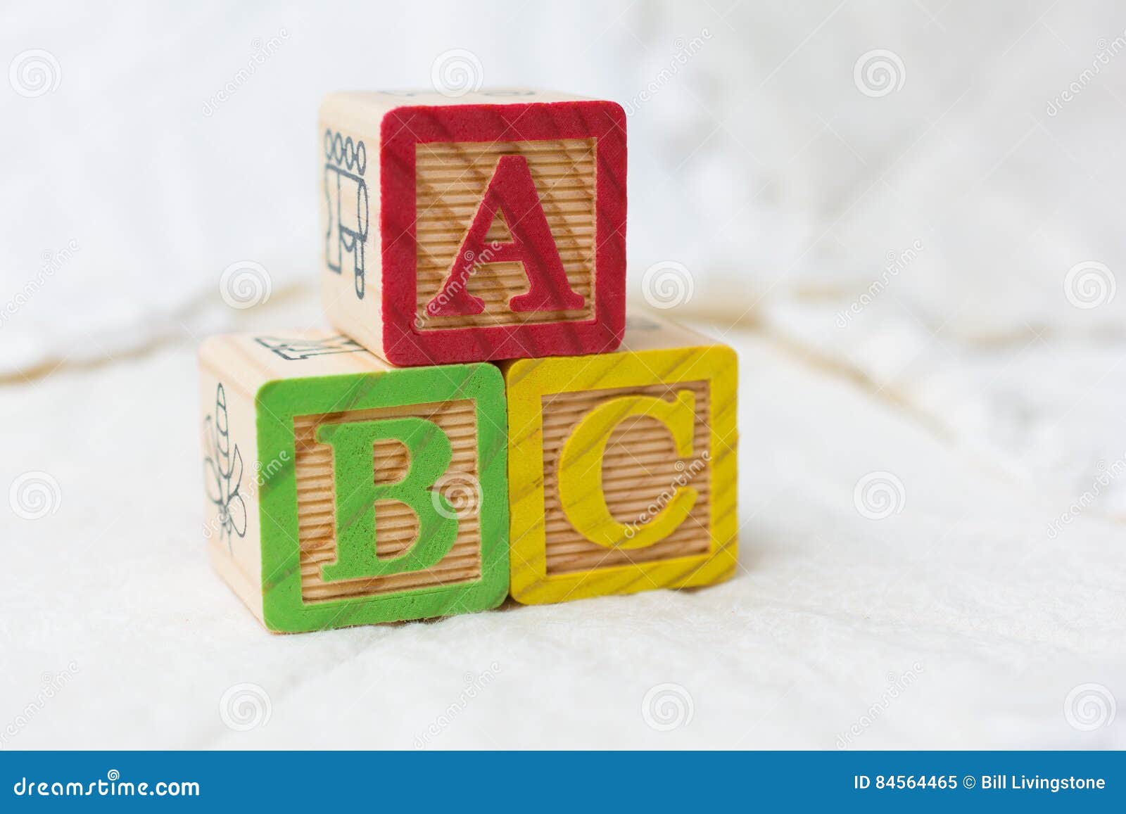 Wooden Alphabet Blocks on Quilt Spelling ABC Stacked Stock Image ... Wooden Alphabet Blocks on Quilt Spelling ABC Stacked Stock Image ...