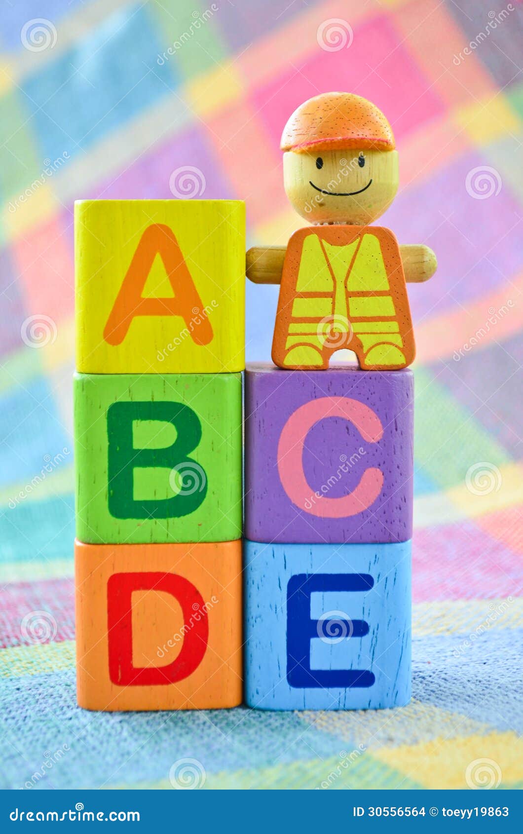 Wooden alphabet blocks toy stock photo. Image of education - 30556564