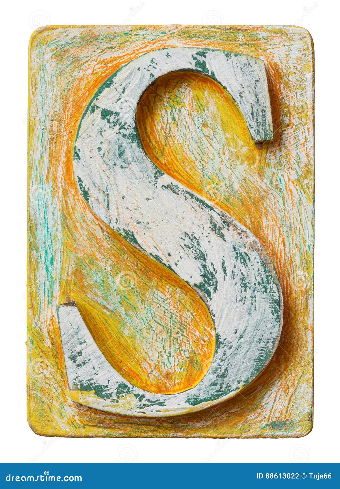 Wooden alphabet letter S stock photo. Image of text, letter - 88613022