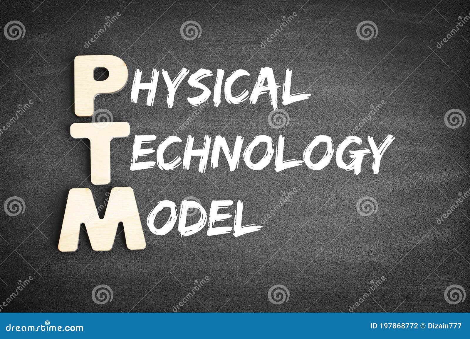 PTM - Physical Technology Model Acronym Stock Photo - Image of ...