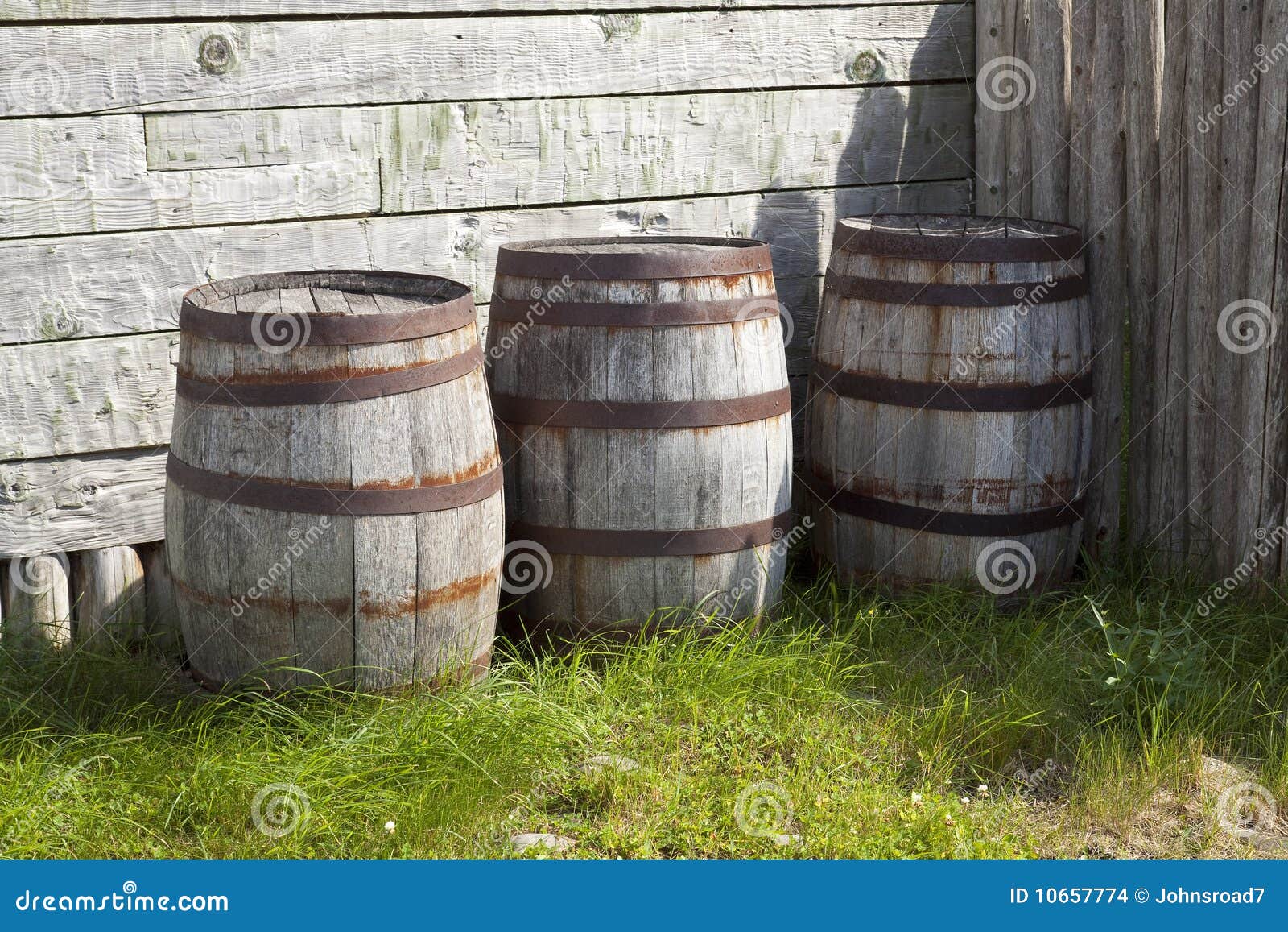 Wooden Antique Barrels stock photo. Image of barrels - 10657774