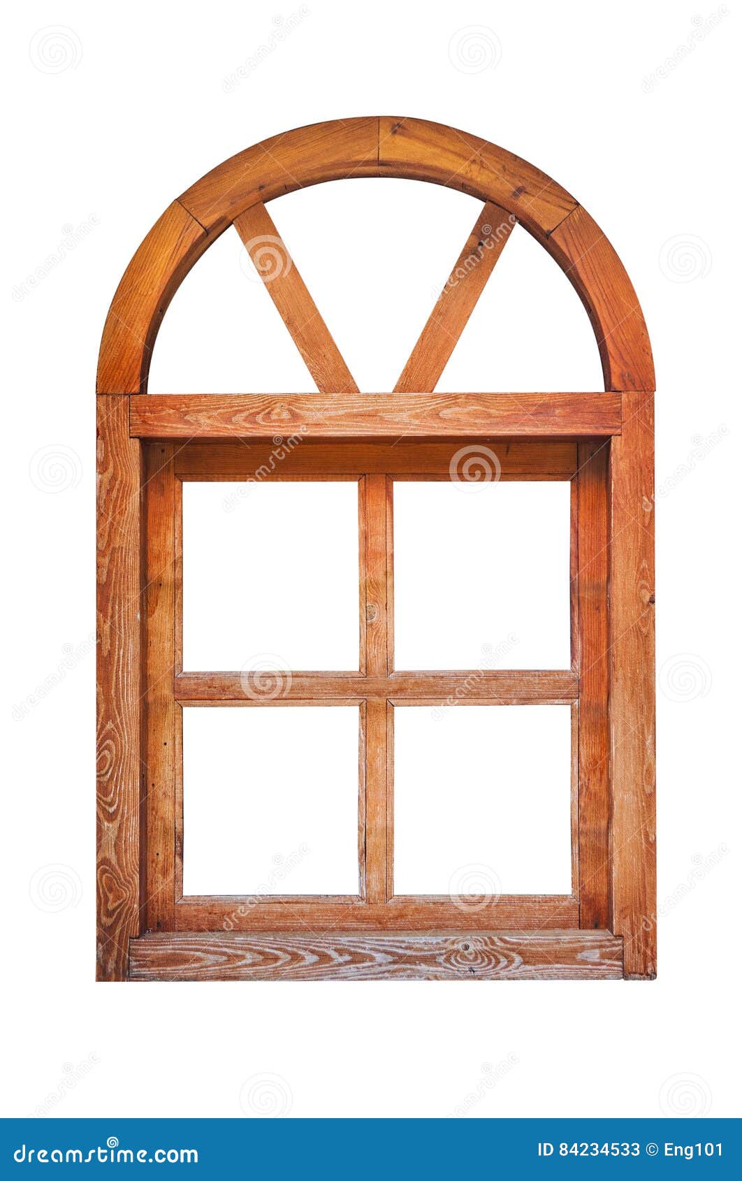 Wooden arched window stock image. Image of detail, design - 84234533
