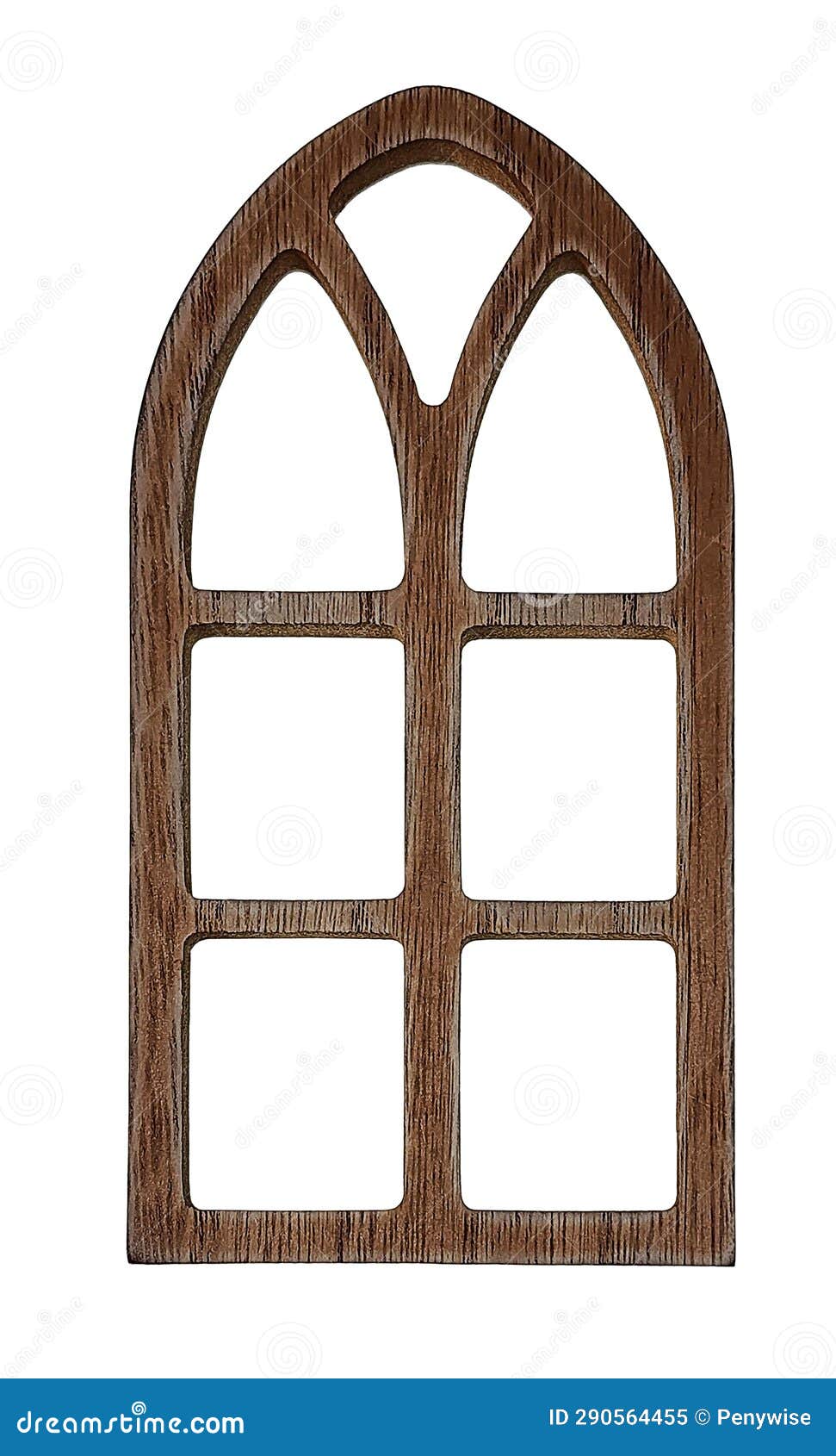 Wooden Arched Window stock image. Image of framework - 290564455