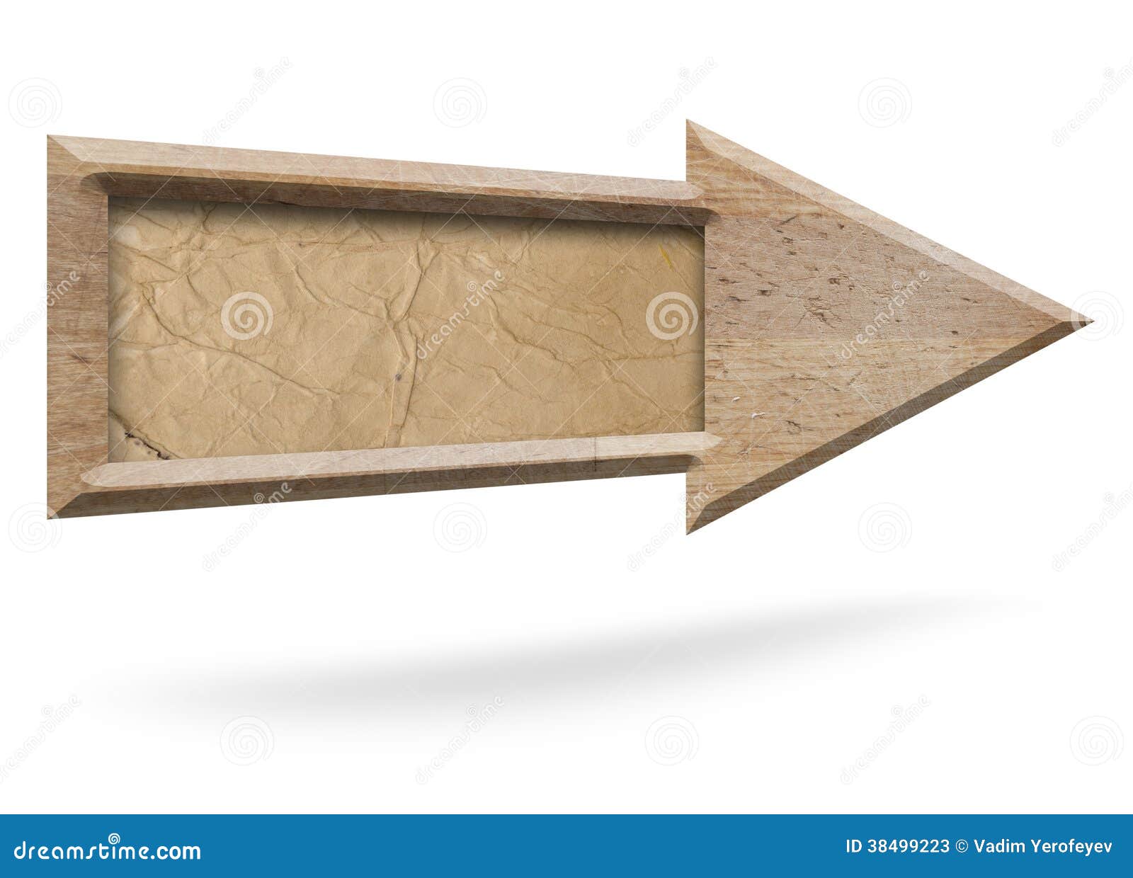 Wooden arrow frame stock image. Image of arrow, card - 38499223