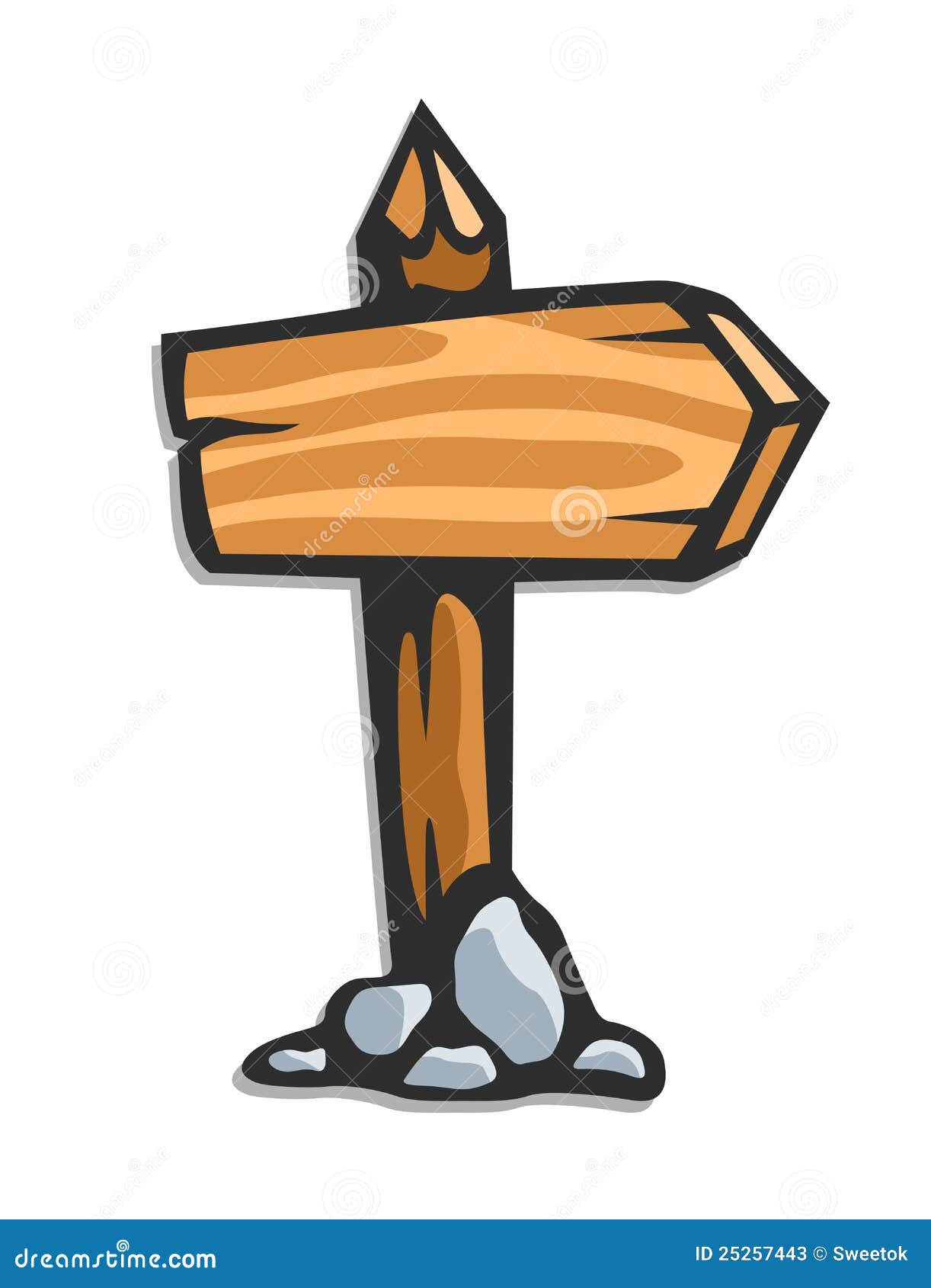 Wooden Pointer Arrow Stock Illustrations – 4,714 Wooden Pointer Arrow ...