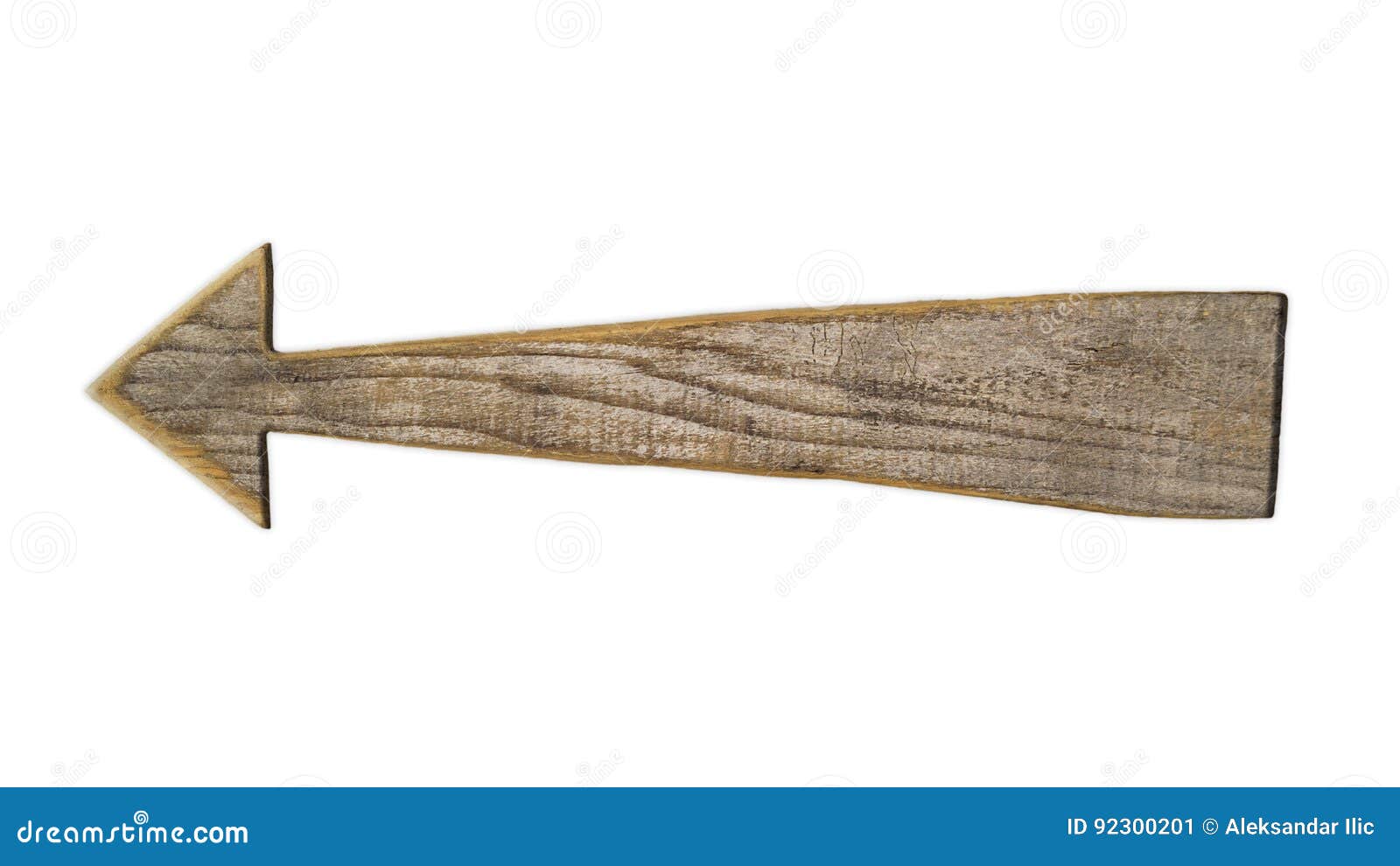 Wooden Arrow Sign Isolated stock image. Image of billboard - 92300201