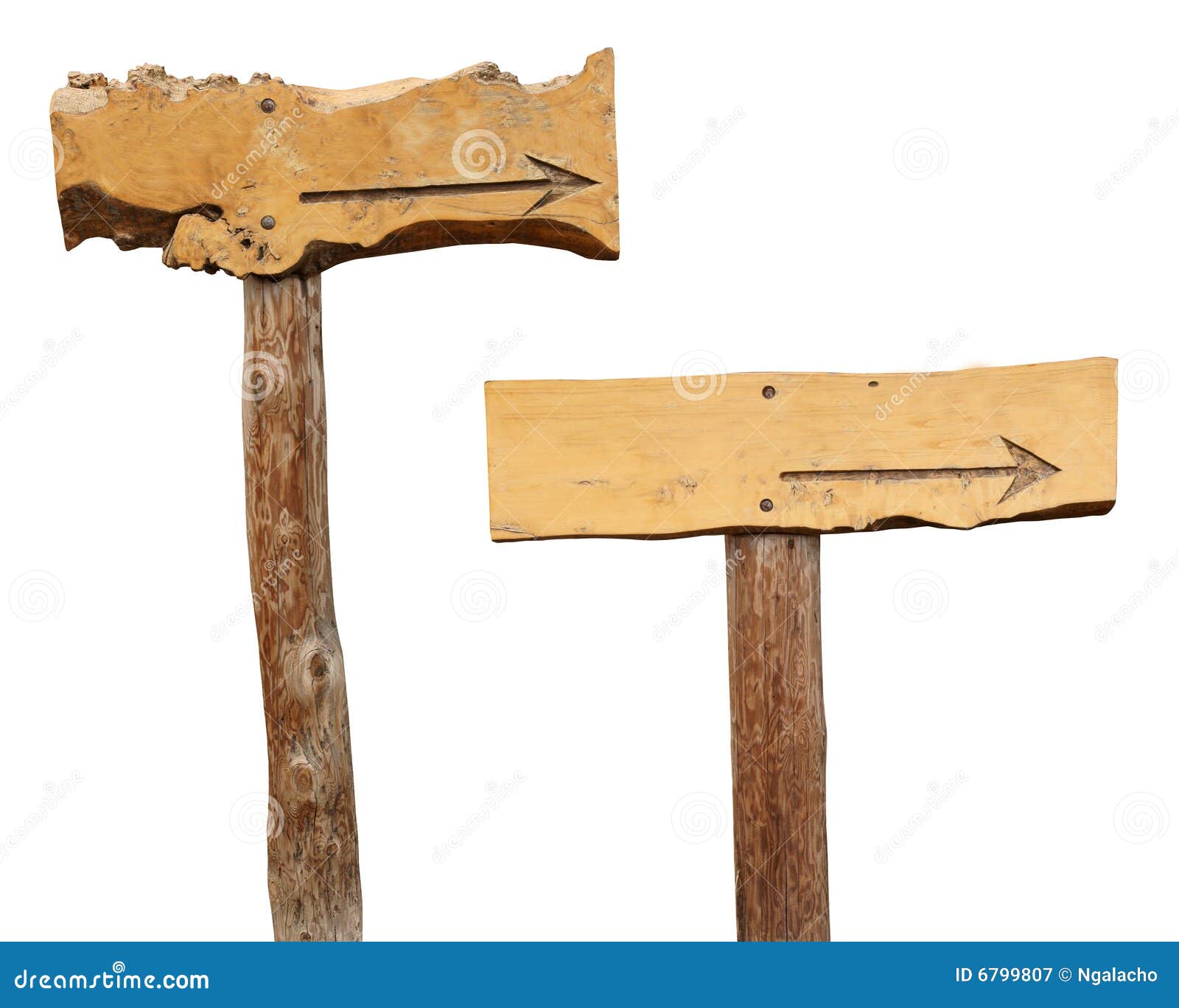 Wooden Arrow Signs stock image. Image of hike, directional - 6799807