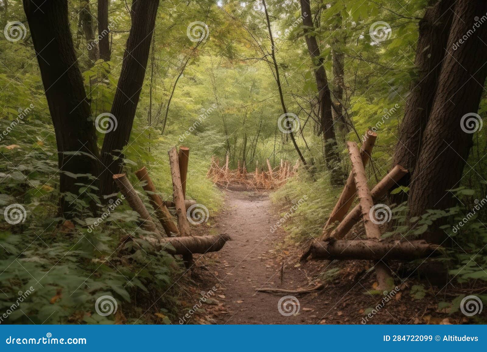 Wooden Arrows on a Forest Trail Stock Image - Image of path, outdoors ...