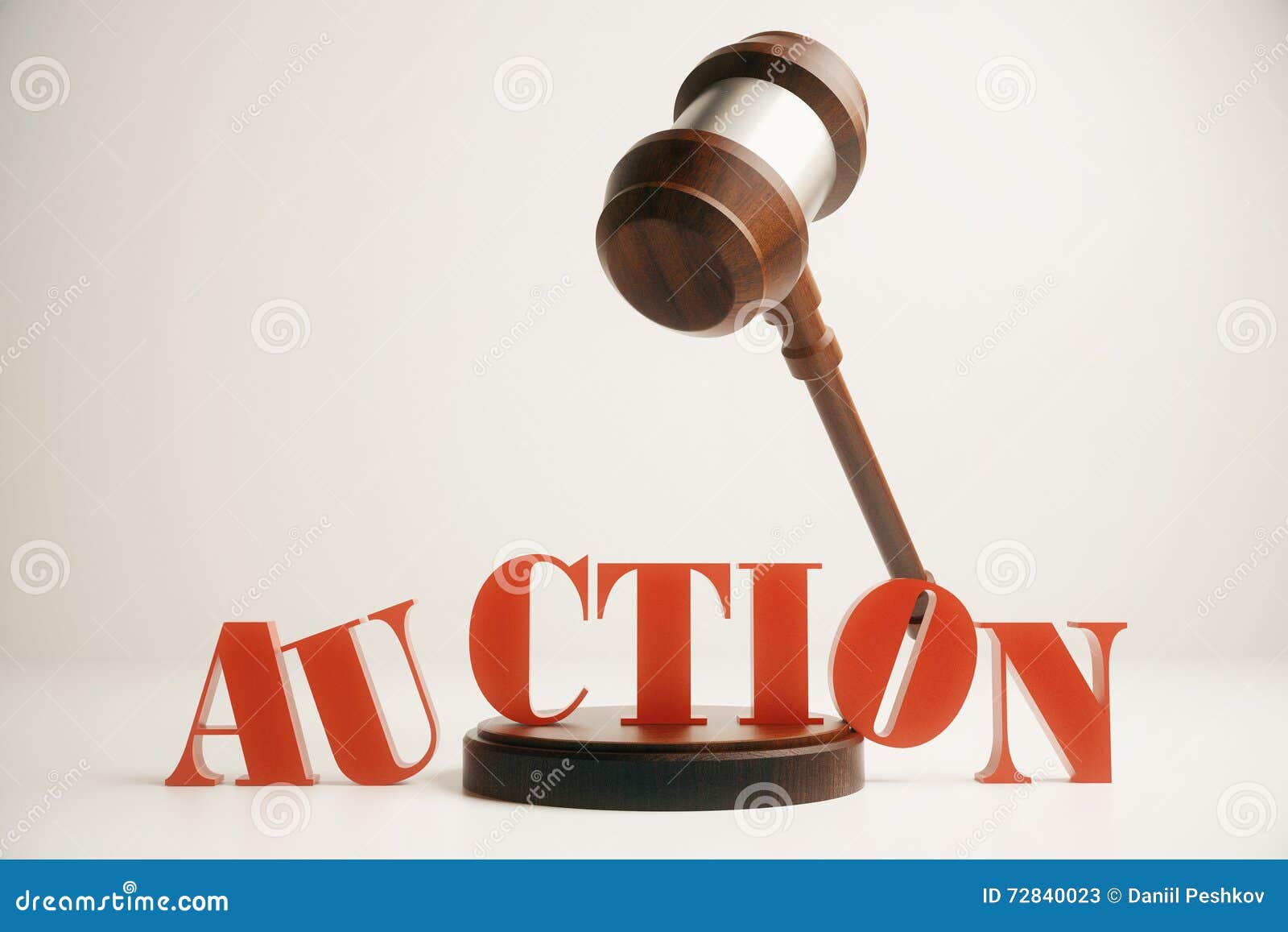 Wooden auction gavel stock illustration. Illustration of background ...