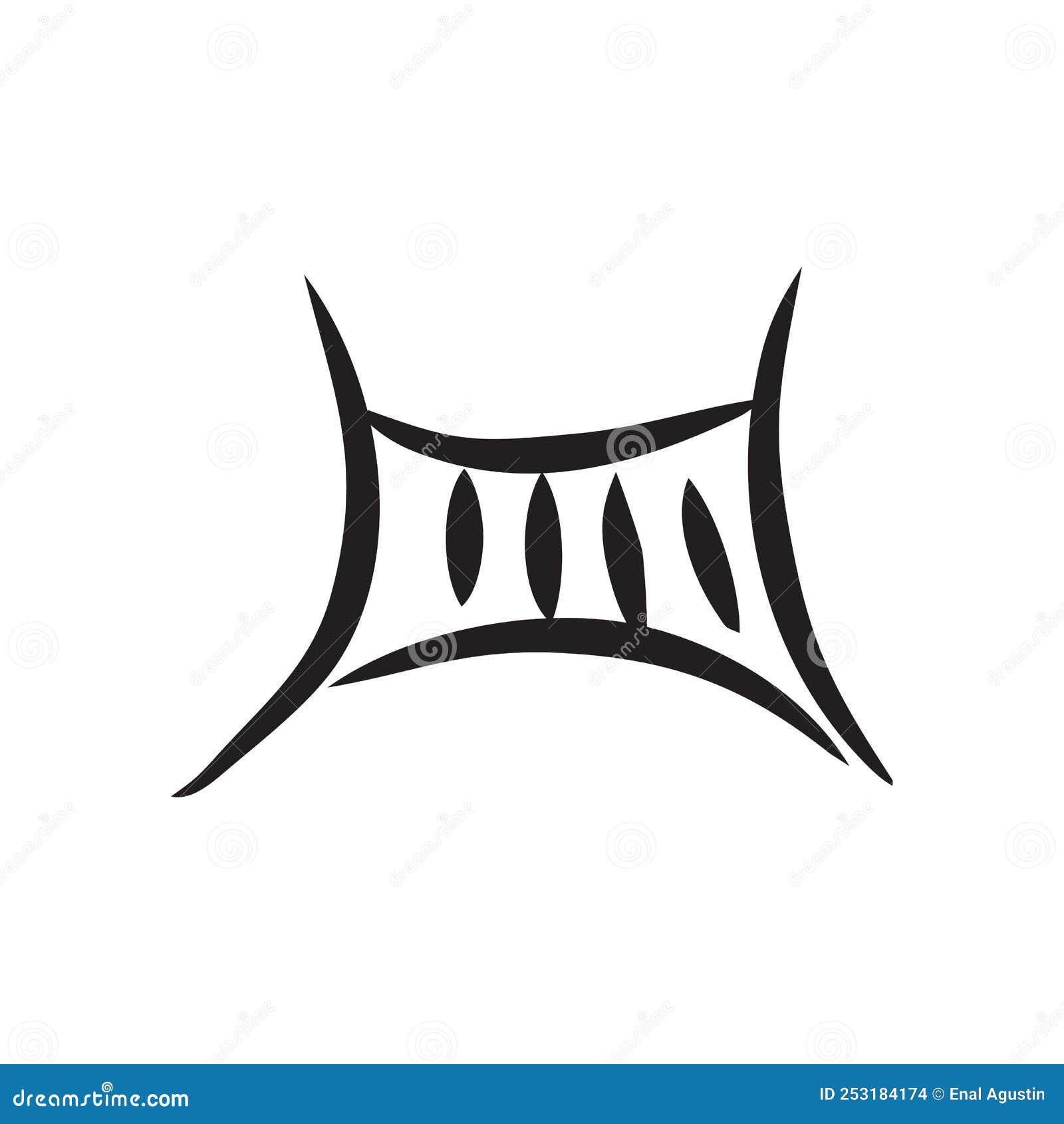 Wooden Baby Cradle Icon Logo Design Stock Vector - Illustration of ...