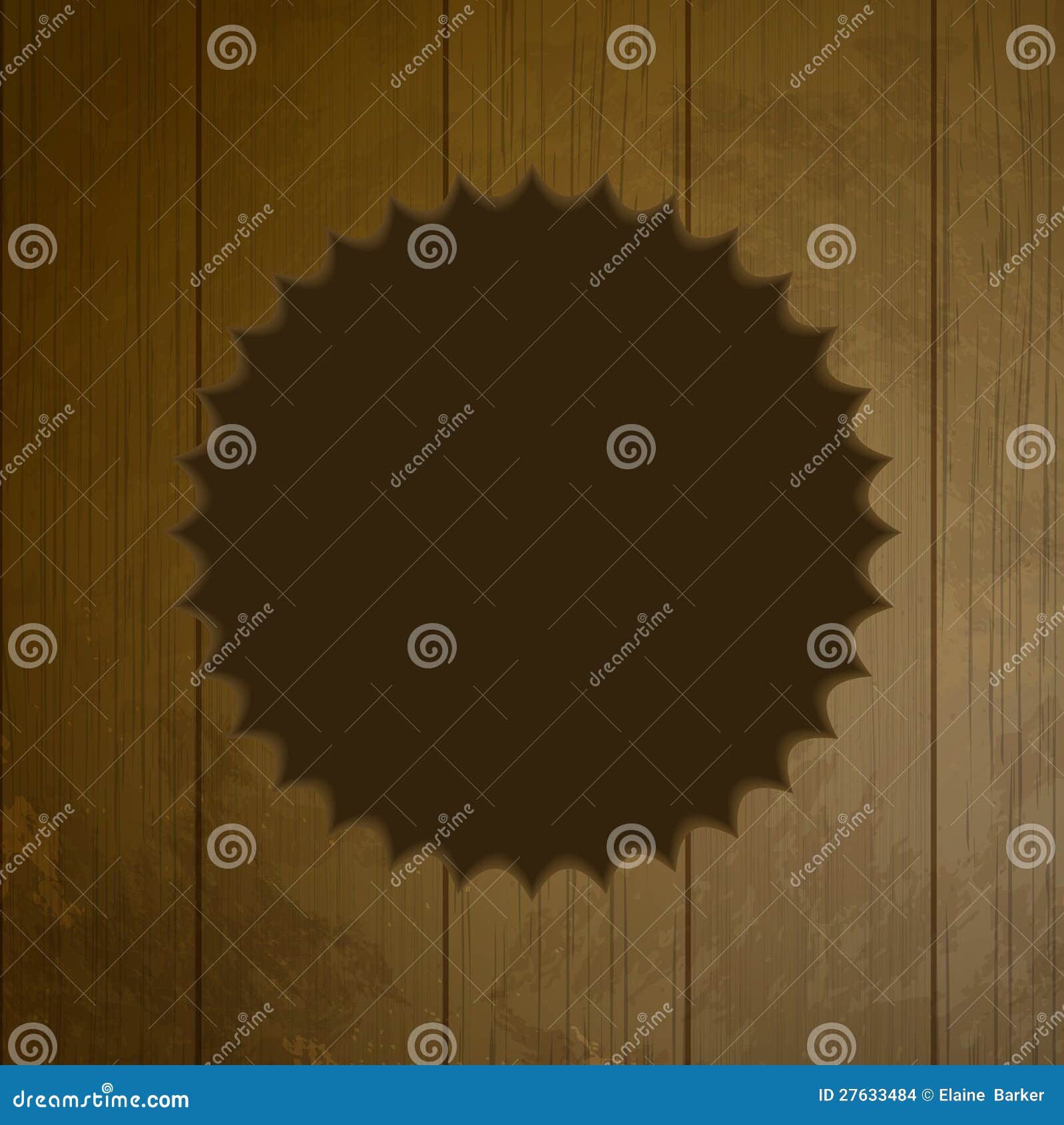 Wooden Background with Cut Out Border Stock Vector - Illustration of ...