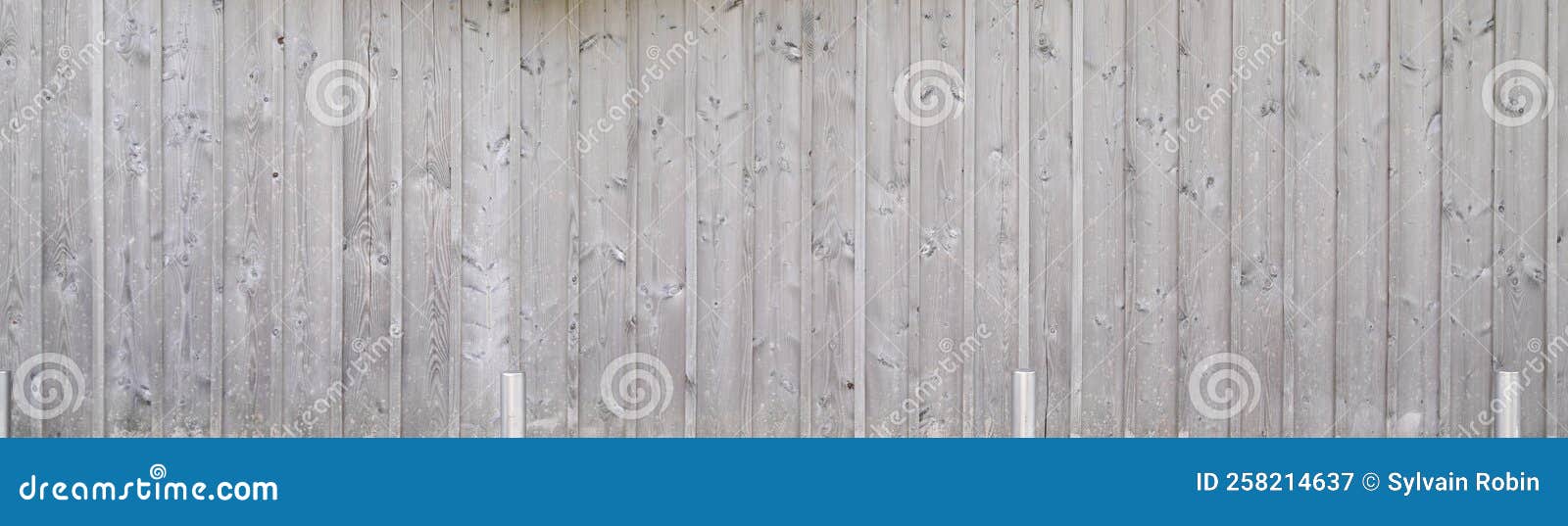 Wooden Background Grey Vertical Texture on Wood White Header Panoramic ...