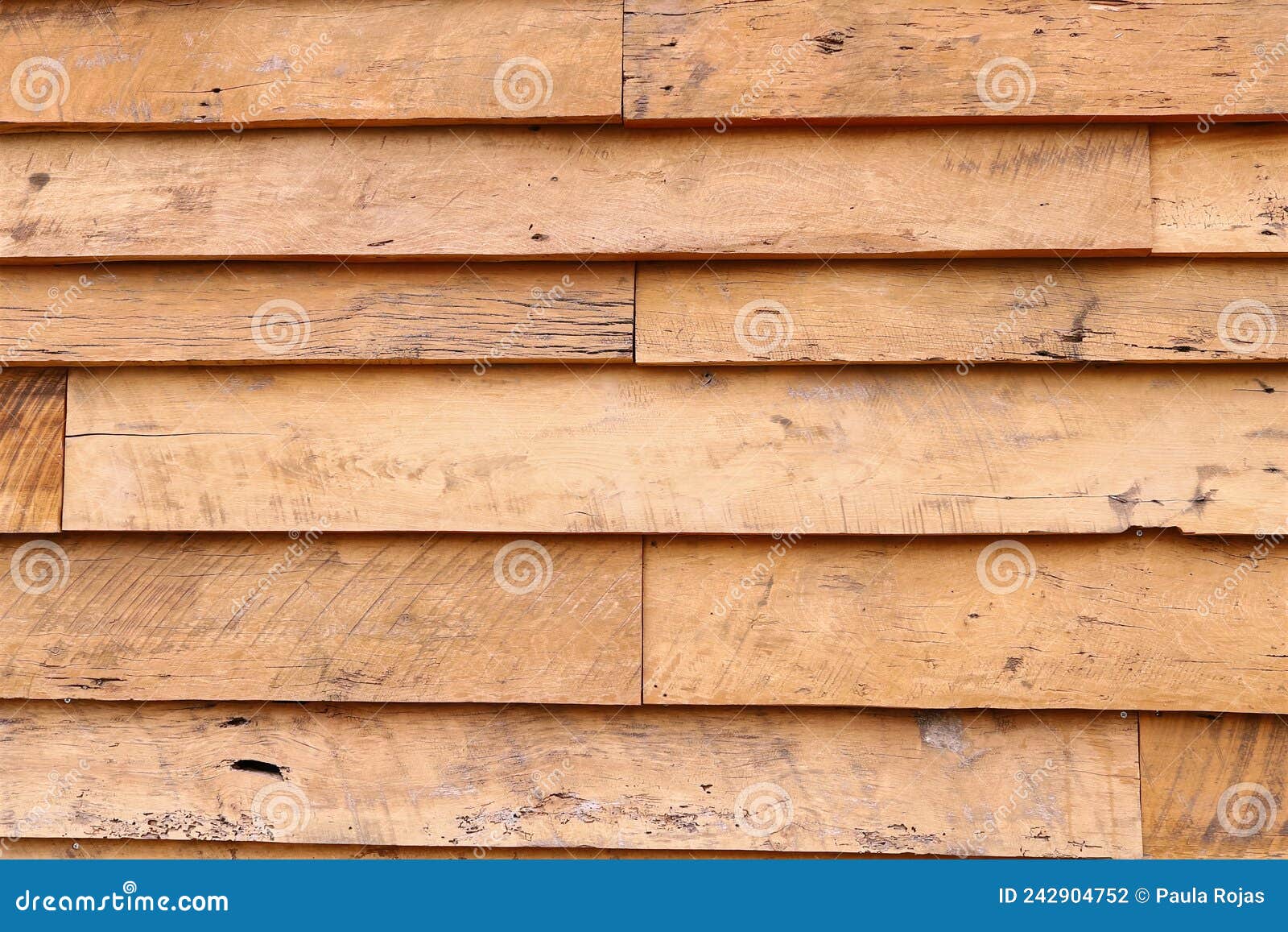Wooden Background Made with Rustic Oak Boards Stock Photo - Image of ...